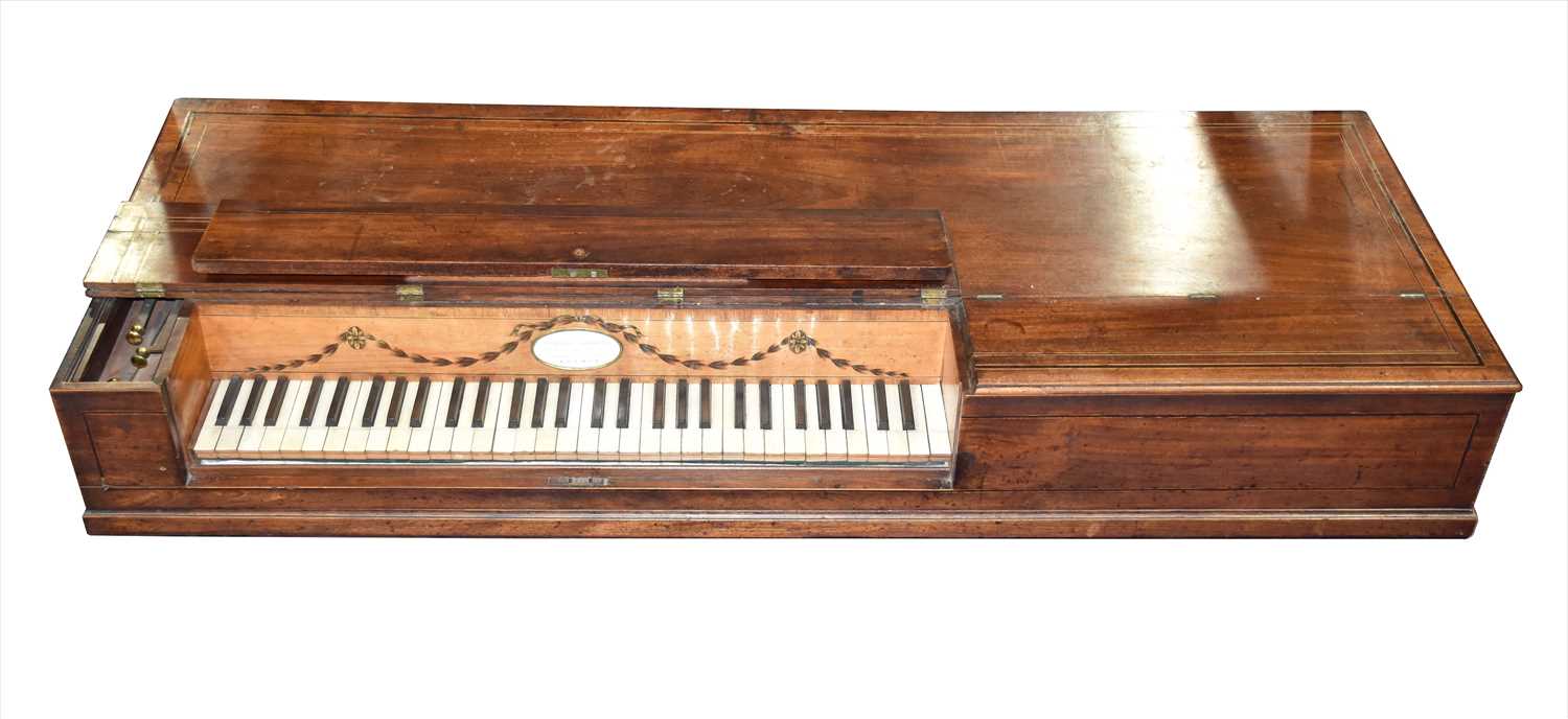 Lot 17 - An 18th century square piano by Longman