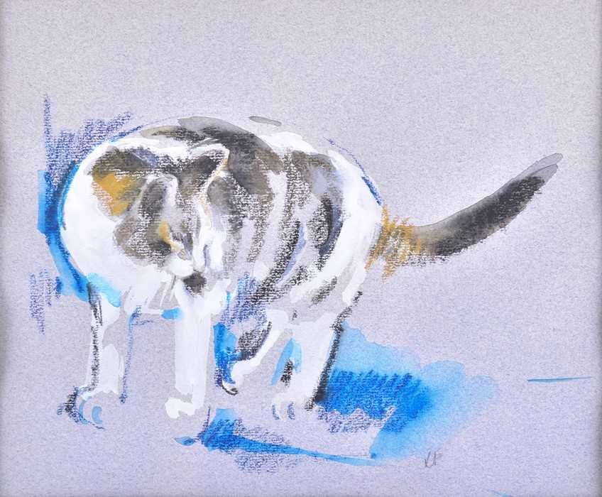 Lot 150 - Lesley Fotherby (born 1946) British Cat in