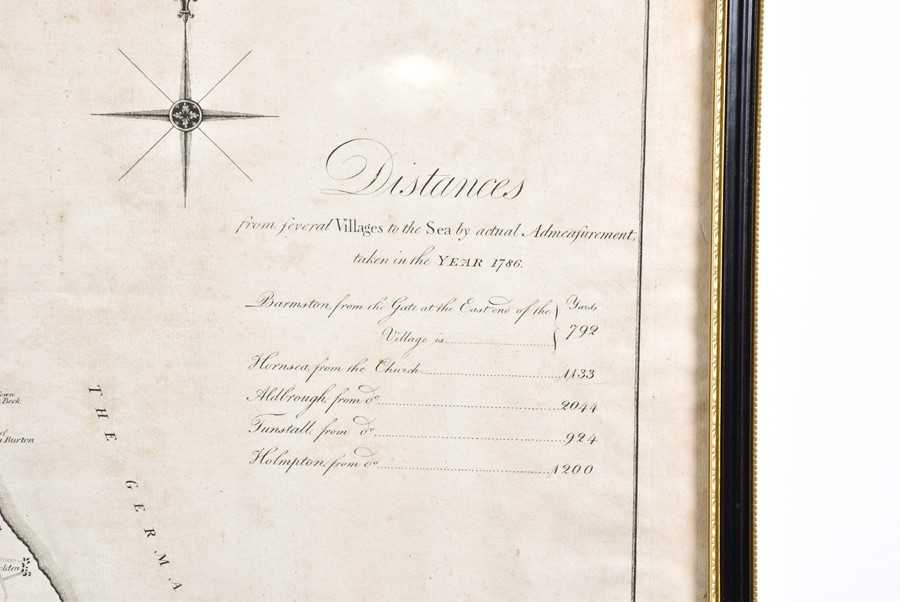 Lot 145 - Tuke (John): 'Map of Holderness' dated 1786,