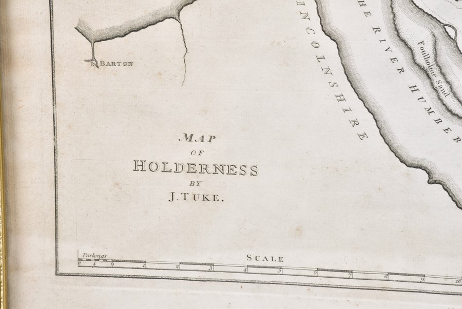 Lot 145 - Tuke (John): 'Map of Holderness' dated 1786,