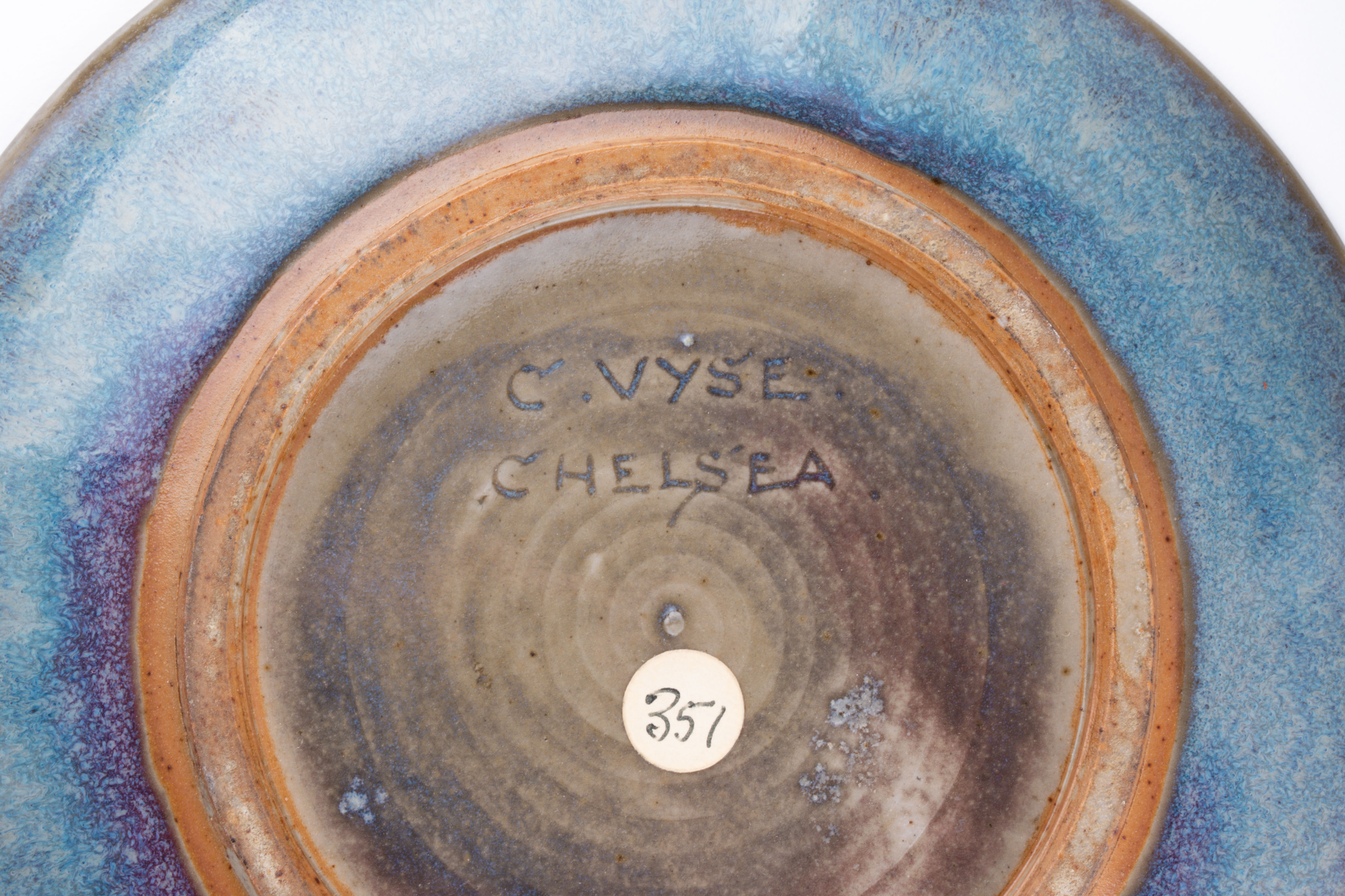 Lot 237 - A Charles Vyse (Chelsea) Chun glaze ceramic