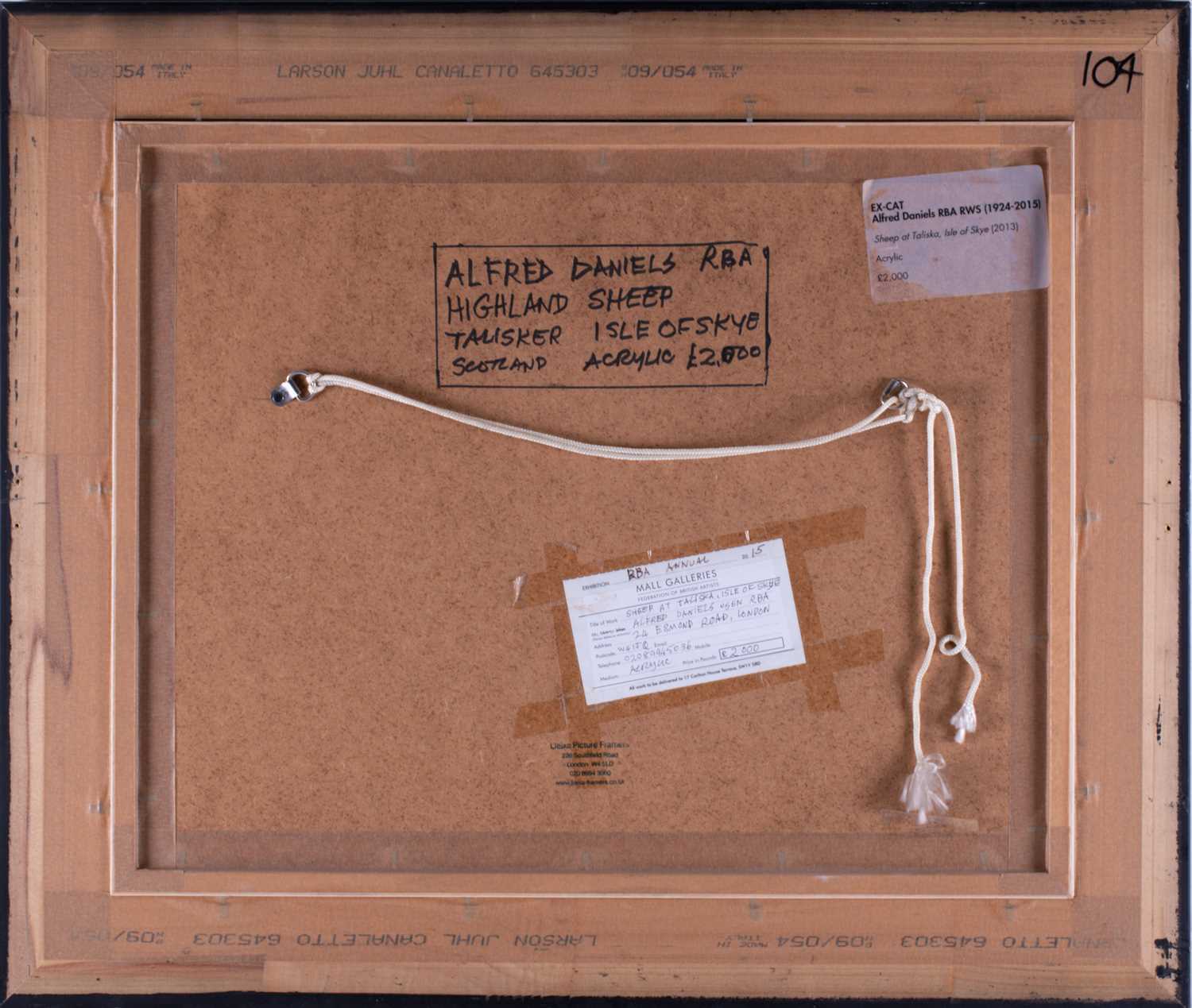 Lot 68 - Alfred Daniels RBA RWS (1924-2015) British