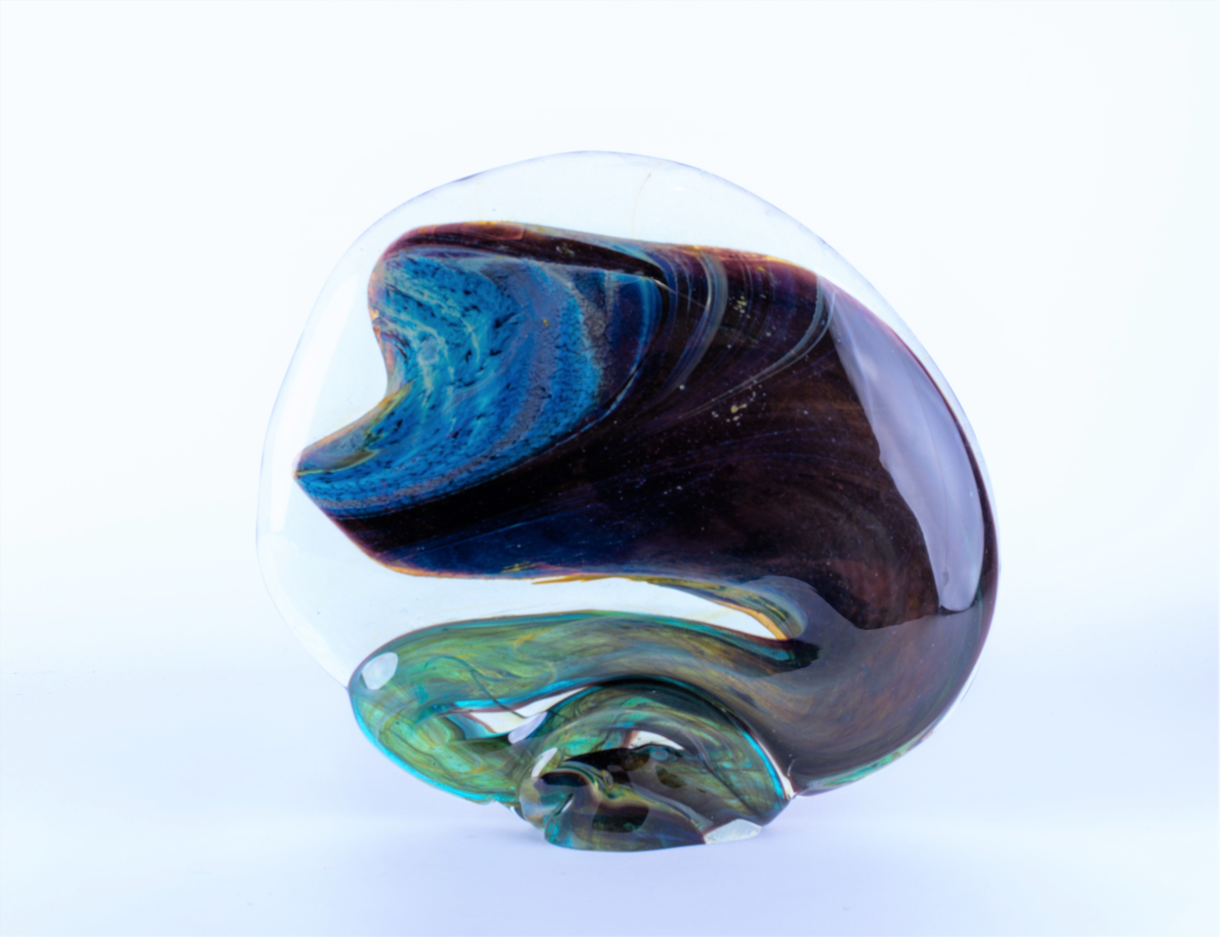 Lot 250 - A rare, impressive and large Mdina Glass