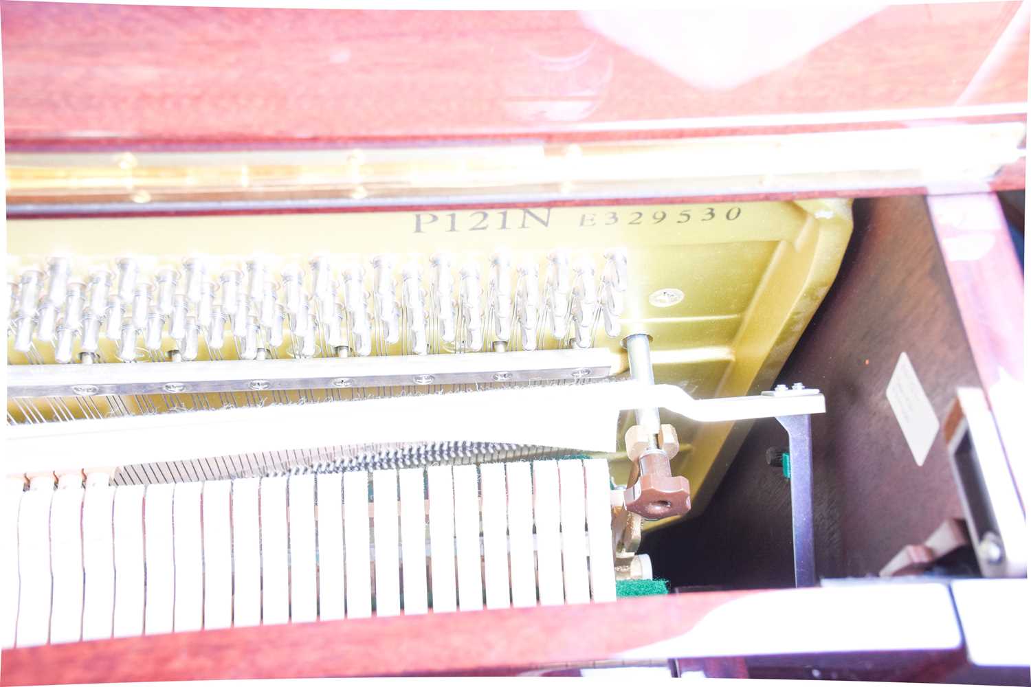 Lot 173 - A Yamaha upright piano with high gloss