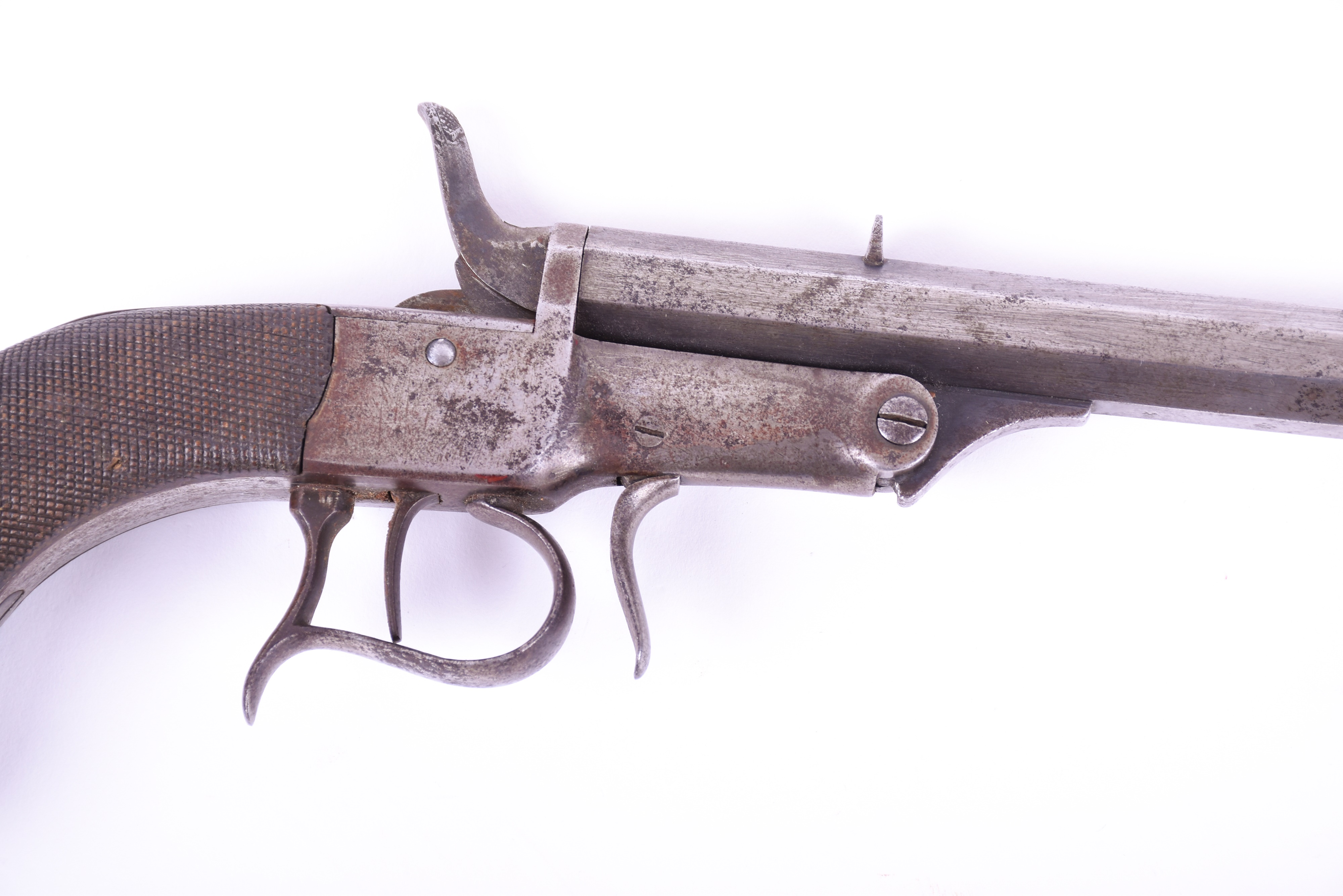 Lot 359 - A 19th century rimfire target/parlour pistol,