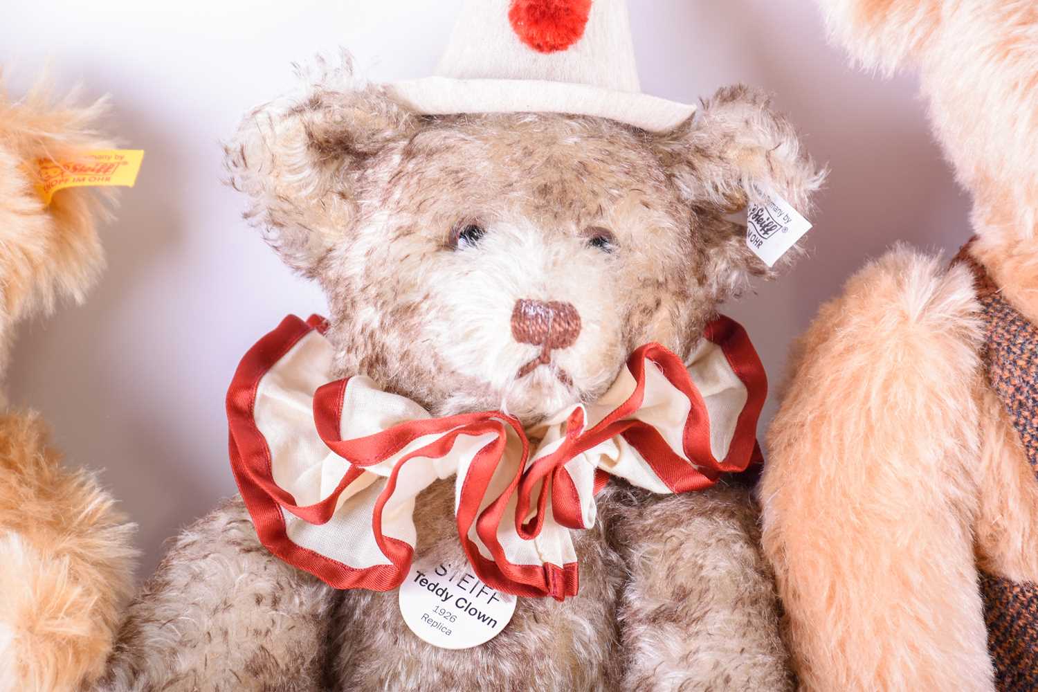 Lot 66 - Three modern Steiff collectable teddy bears,