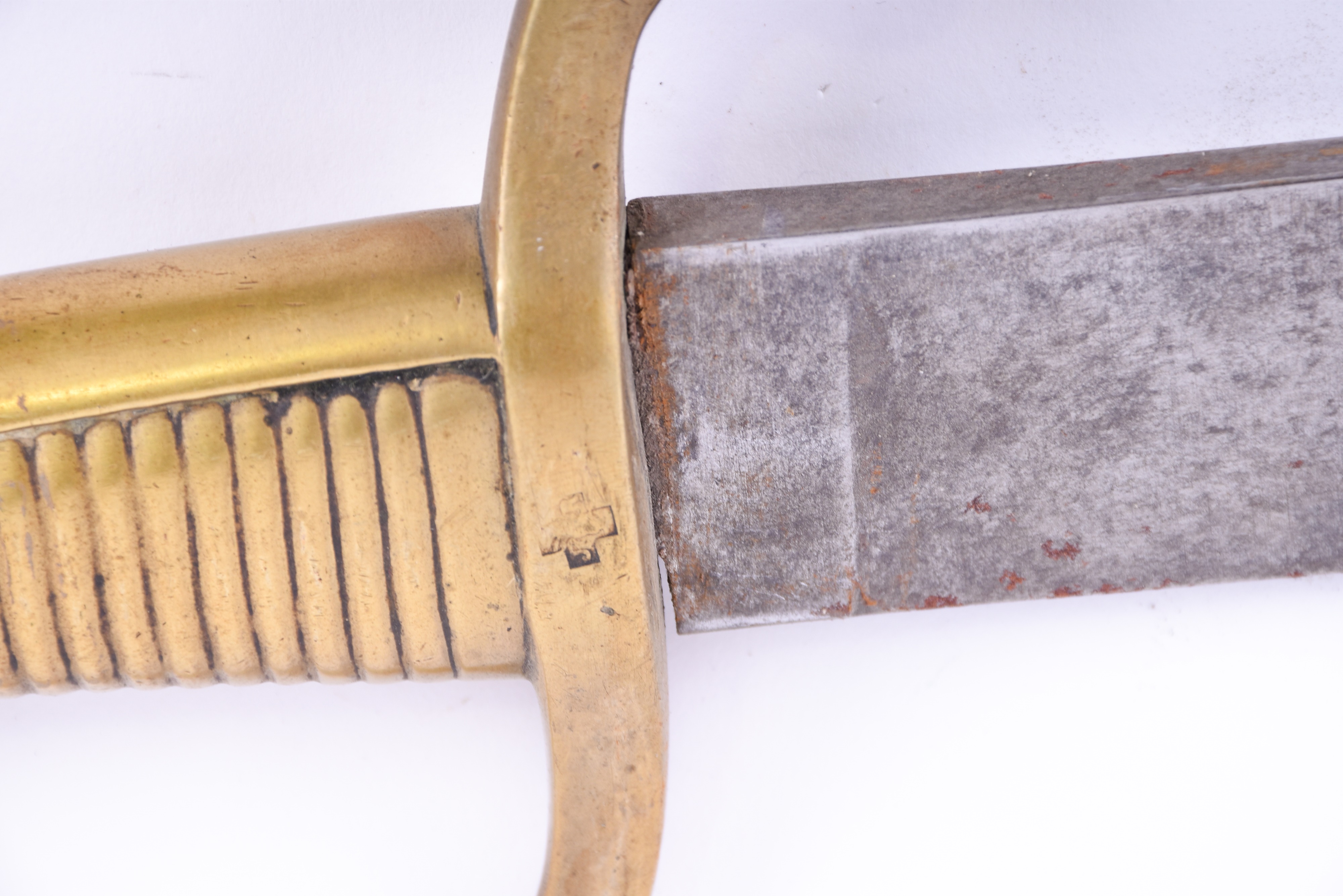 Lot 366 - A Swiss cavalry troopers sword, the ricasso