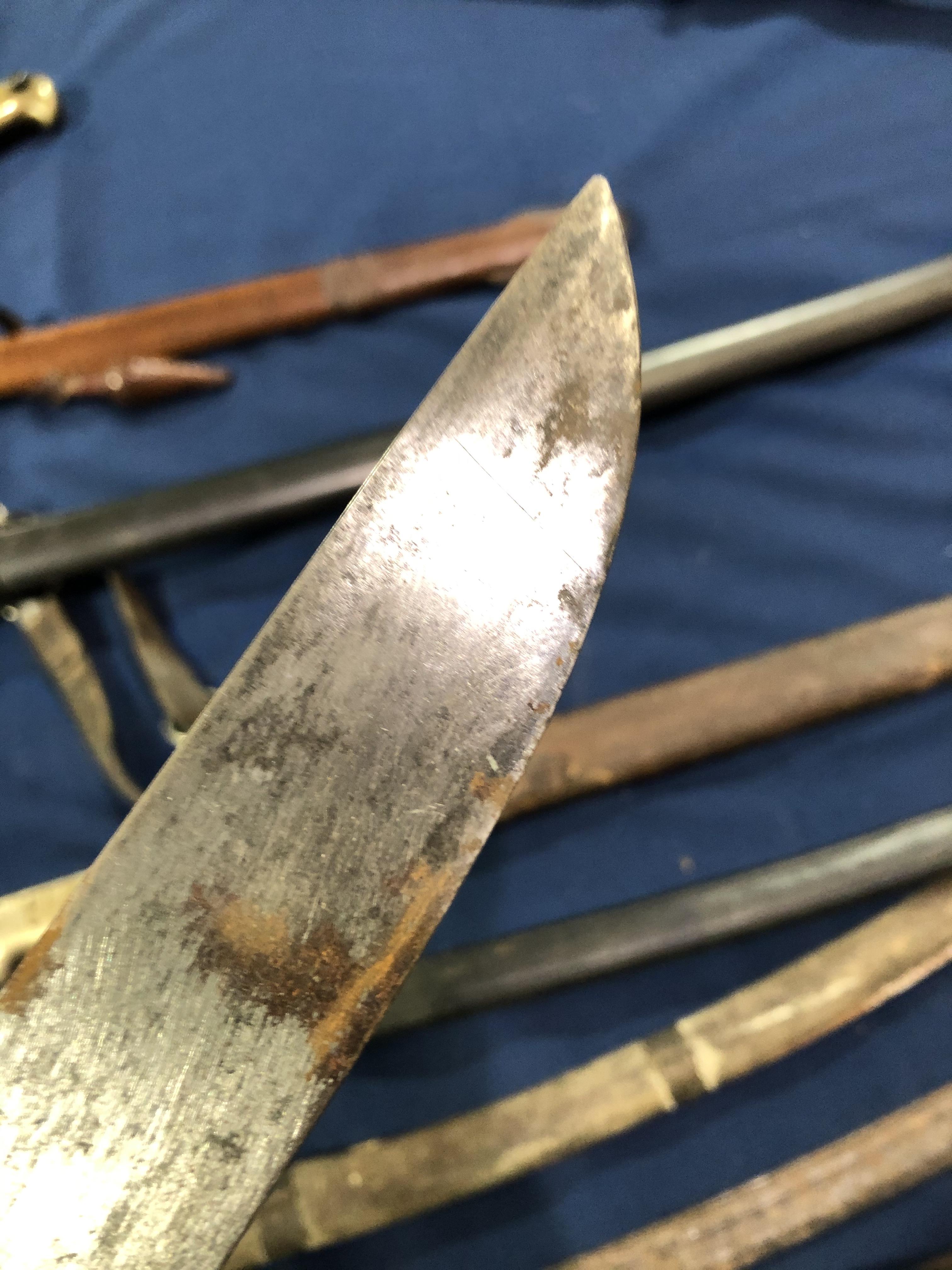 Lot 366 - A Swiss cavalry troopers sword, the ricasso