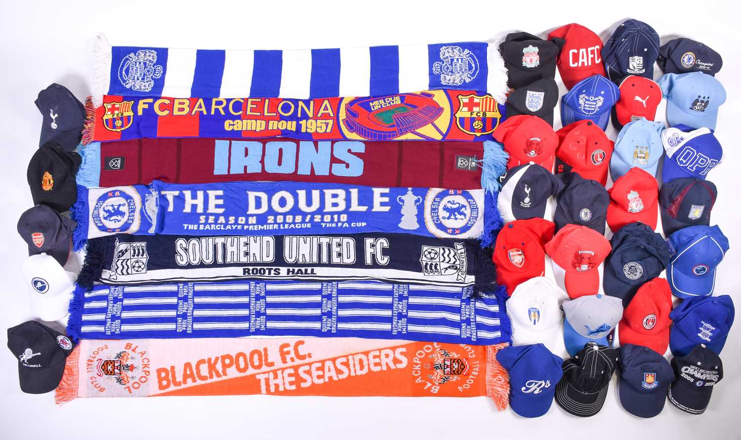 Lot 520 - A large collection of official club-issued
