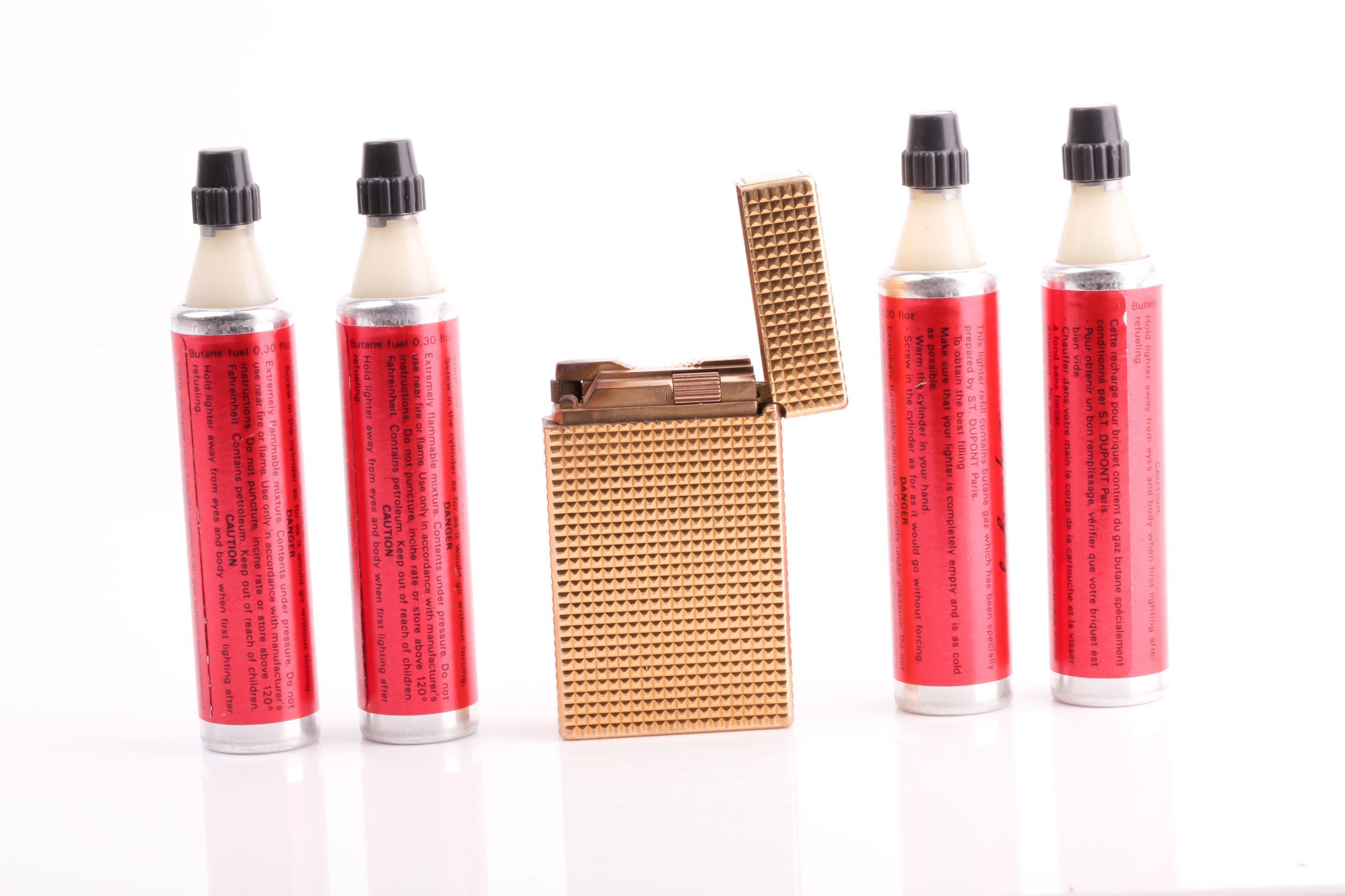 Lot 527 - A vintage S L Dupont French gold plated