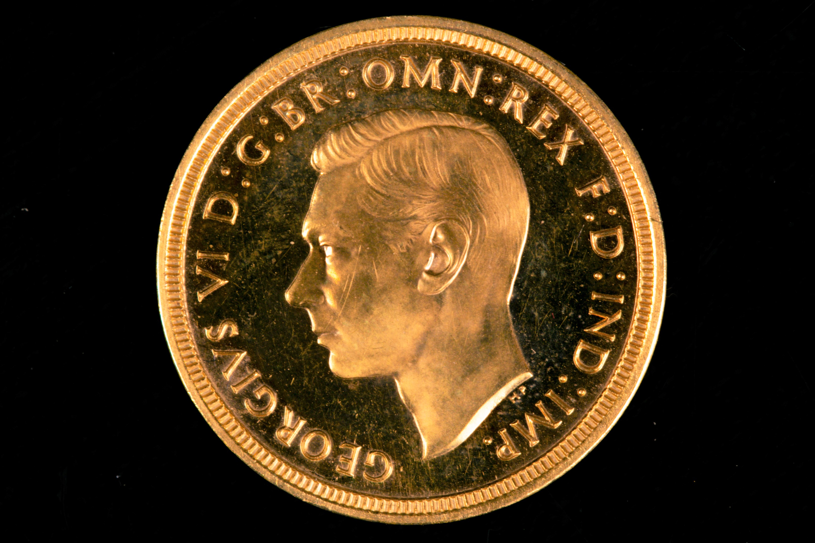 Lot 321 - British coins, George VI, Proof Sovereign,