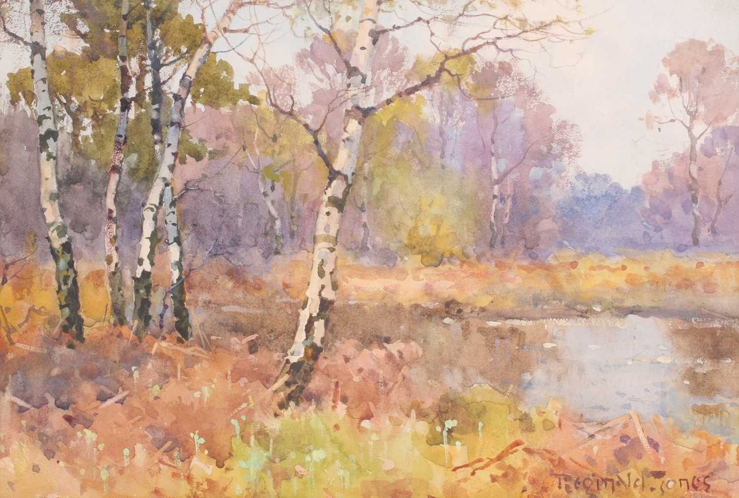 Lot 70 - Reginald T Jones, (1857-1920), a scene of