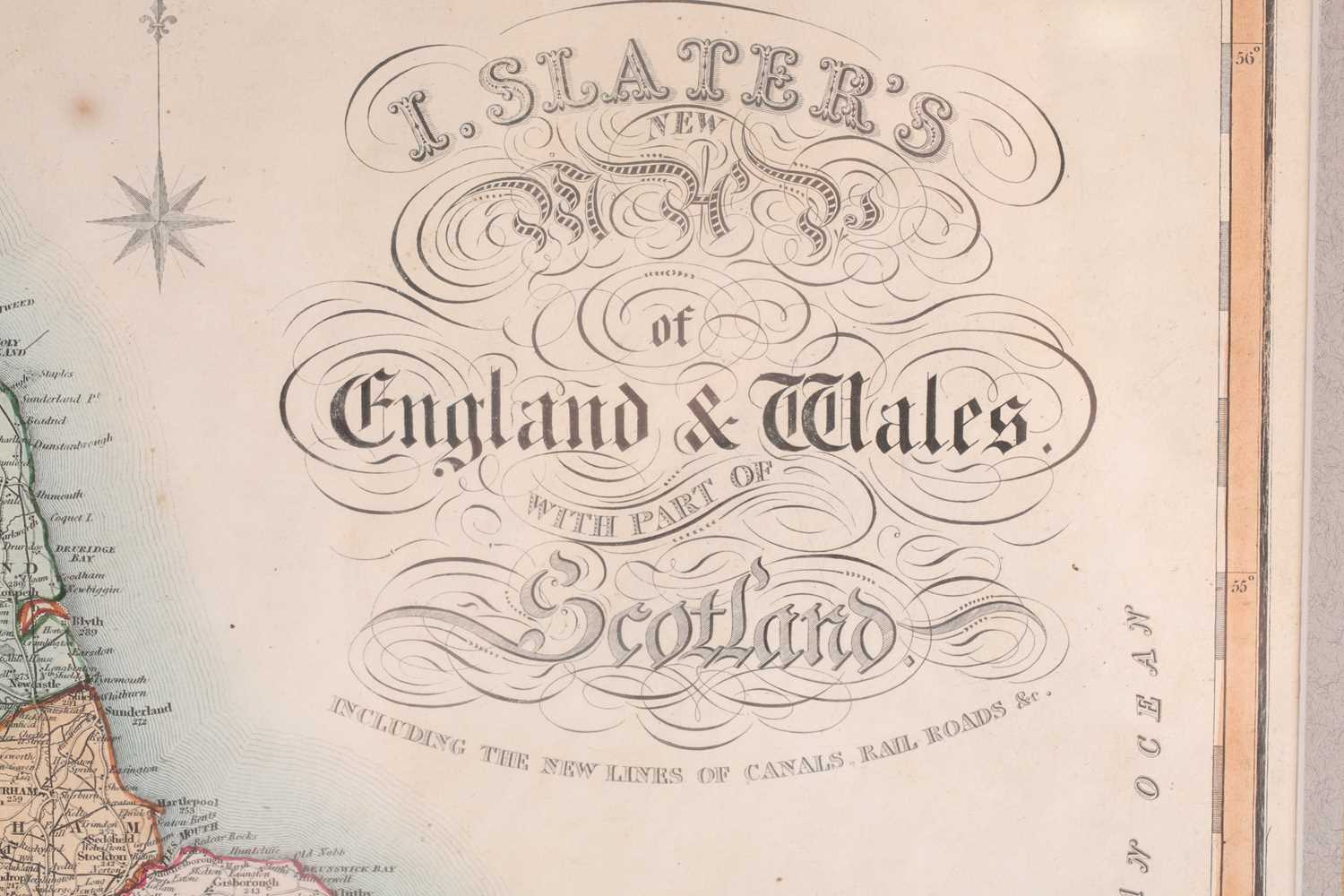 Lot 47 - Slater (Isaac): New map of England and Wales