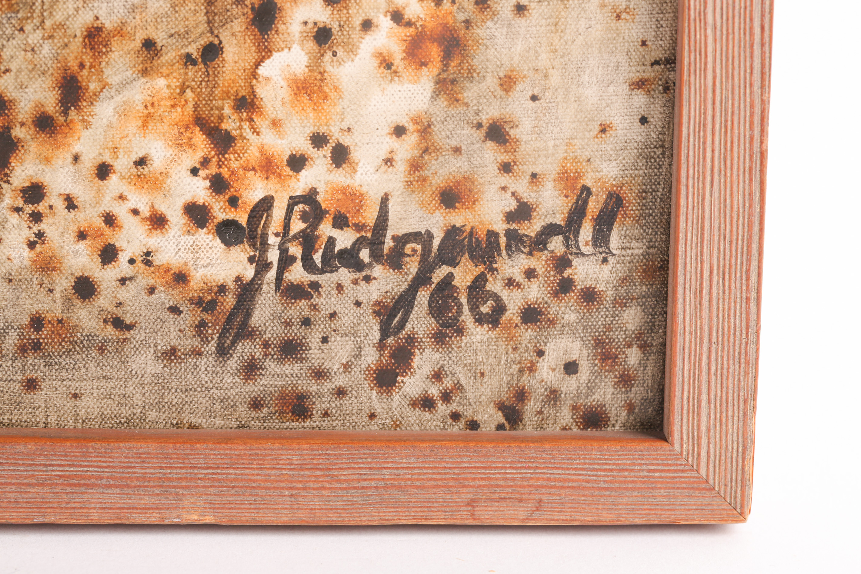 Lot 63 - Richard Ridgewell, Townscape 2, oil on canvas,