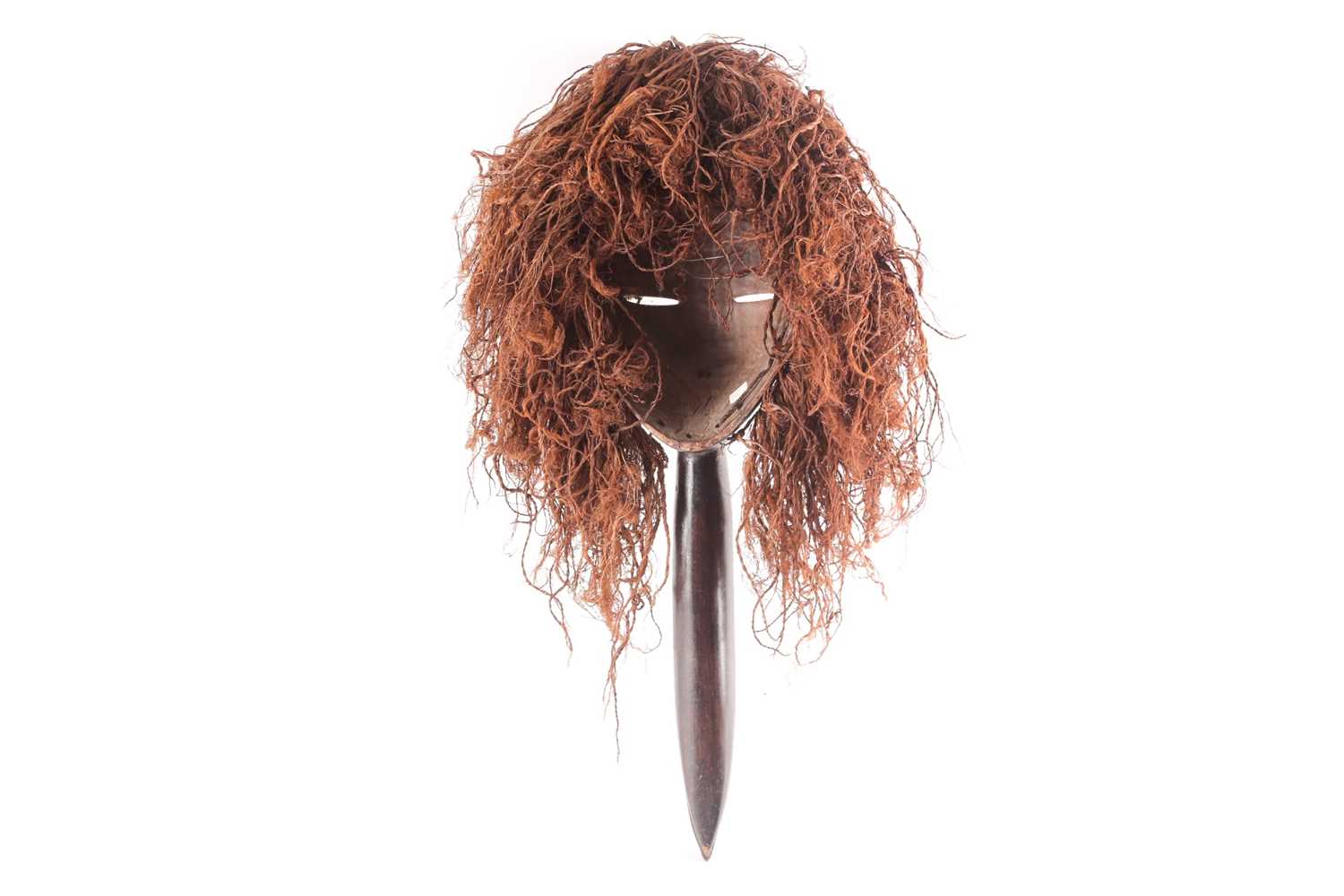 Lot 231 - A Dan hornbill 'Kagle' mask, Liberia/Ivory