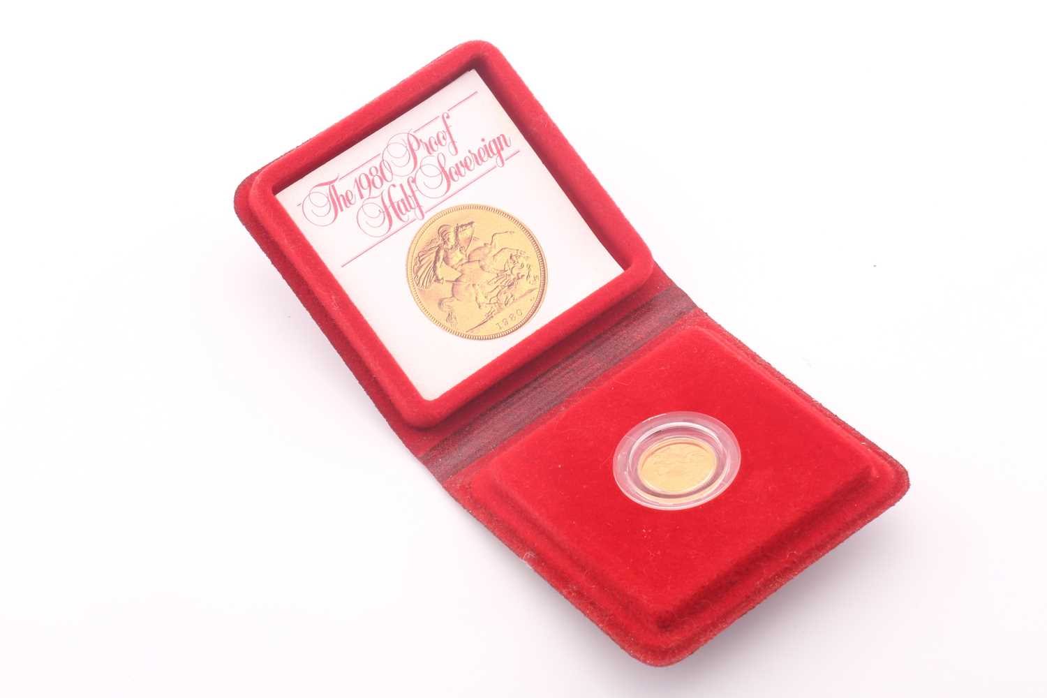 Lot 380 - A Queen Elizabeth Proof Half Sovereign, 1980,