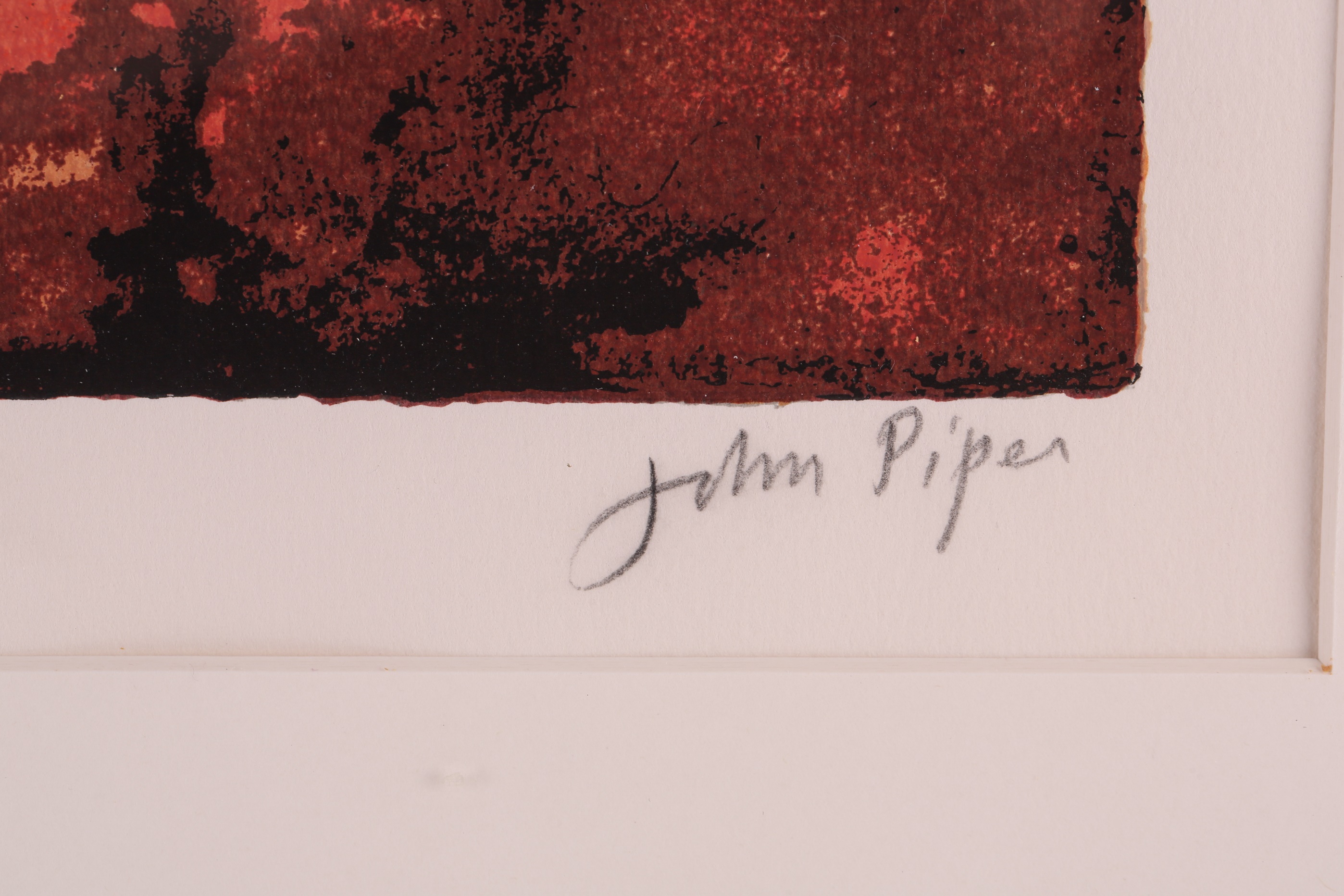 Lot 146 - John Piper CH (1903-1992) ‘Façade’, 1987,