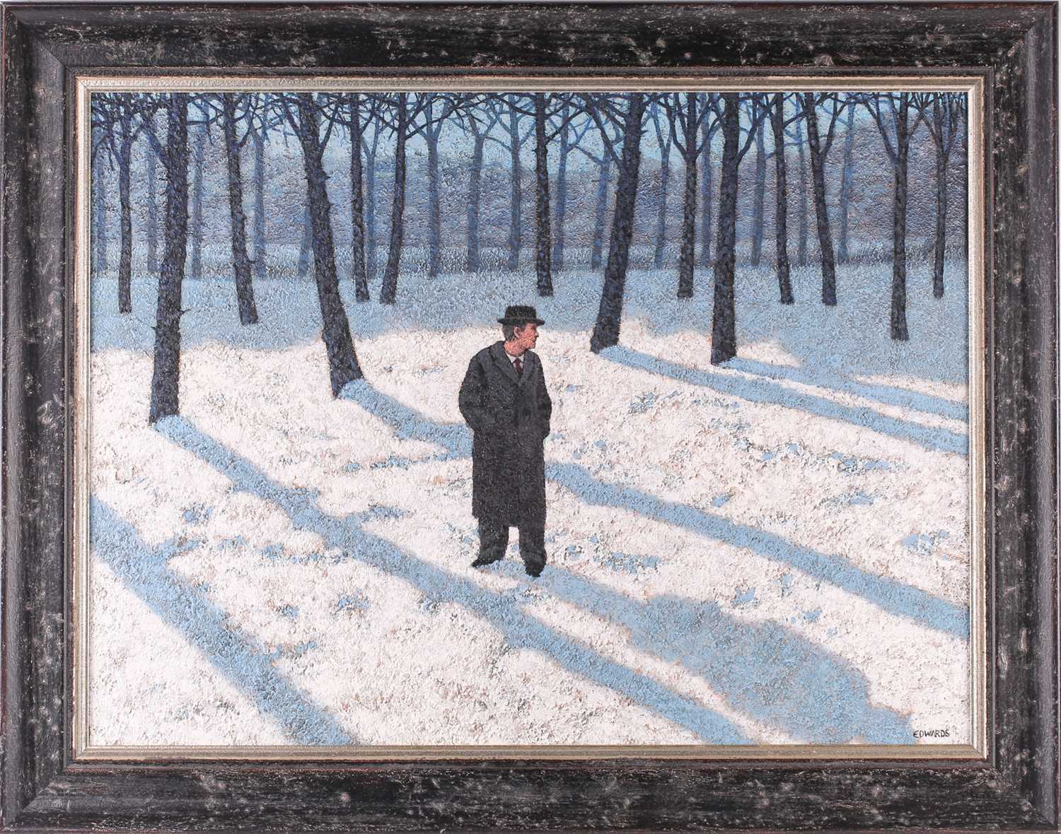 Lot 72 - Mark Edwards (b.1951), 'Man Glancing Back',