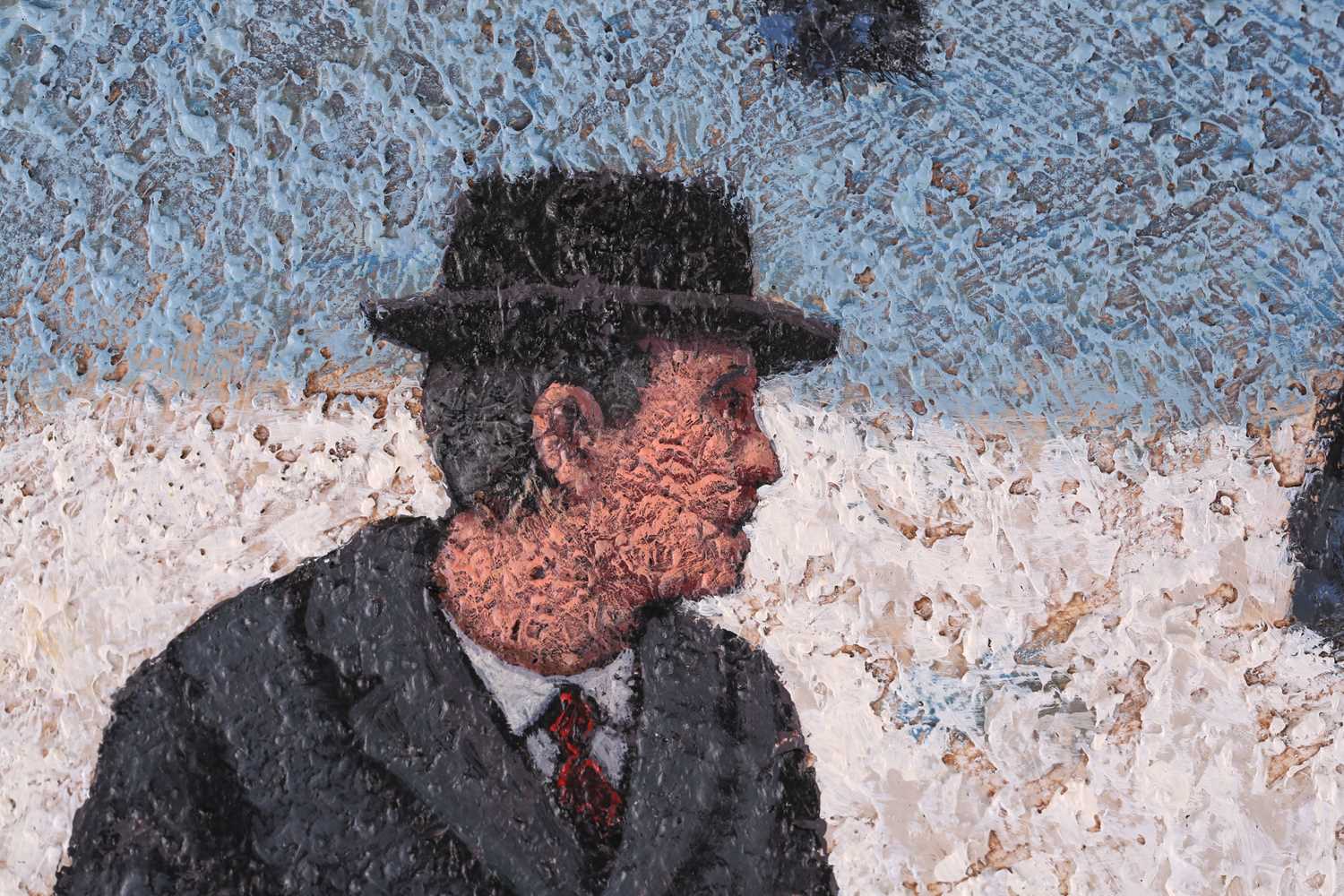Lot 72 - Mark Edwards (b.1951), 'Man Glancing Back',