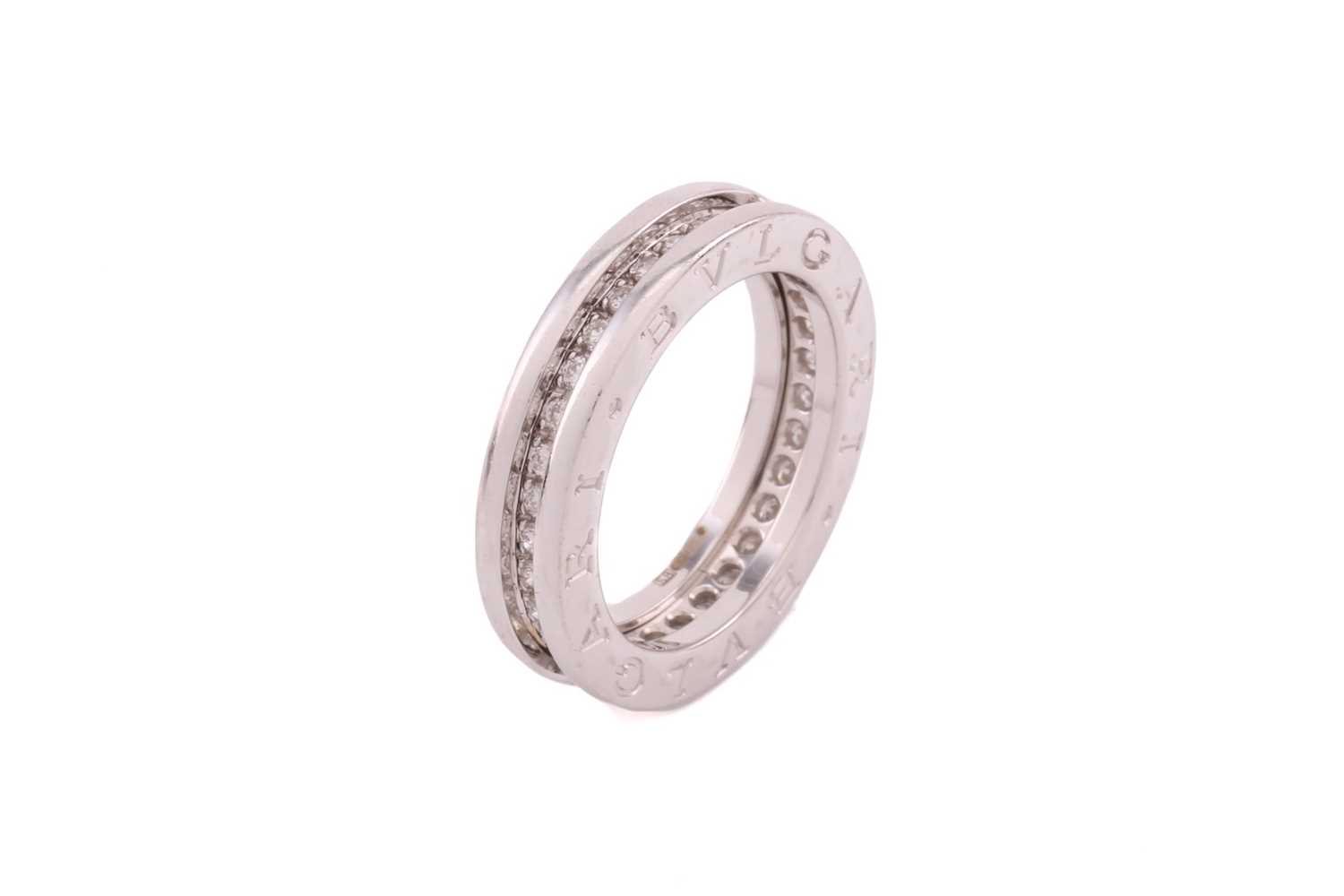 Lot 11 - Bulgari. A full hoop Bulgari B Zero diamond