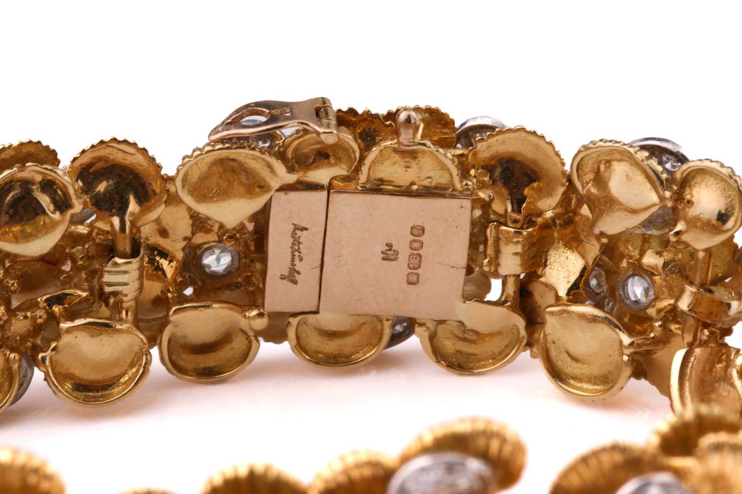 Lot 47 - A Kutchinsky platinum and 18ct yellow gold