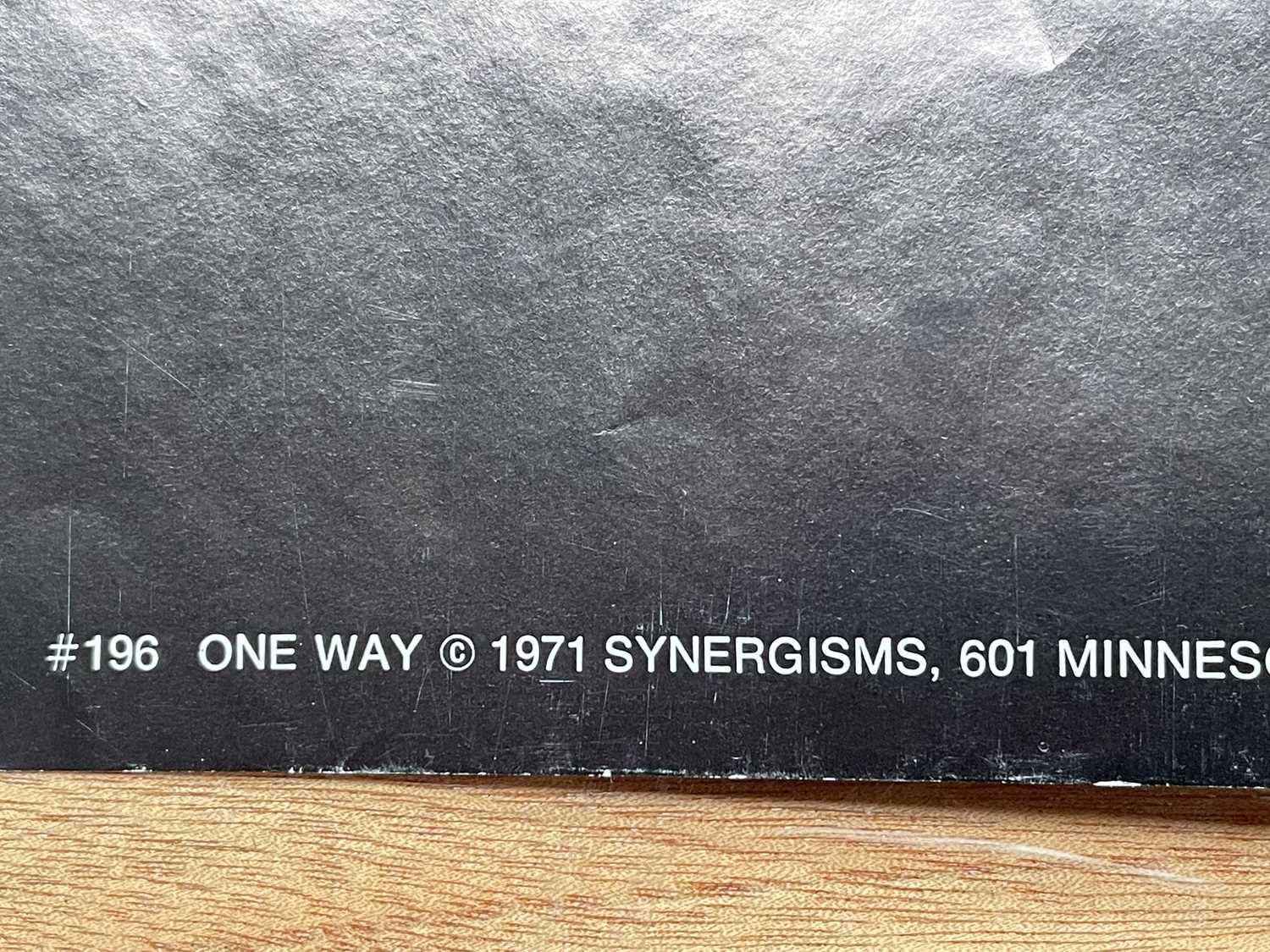 Lot 21 - A vintage, Black Power Movement poster, 'One