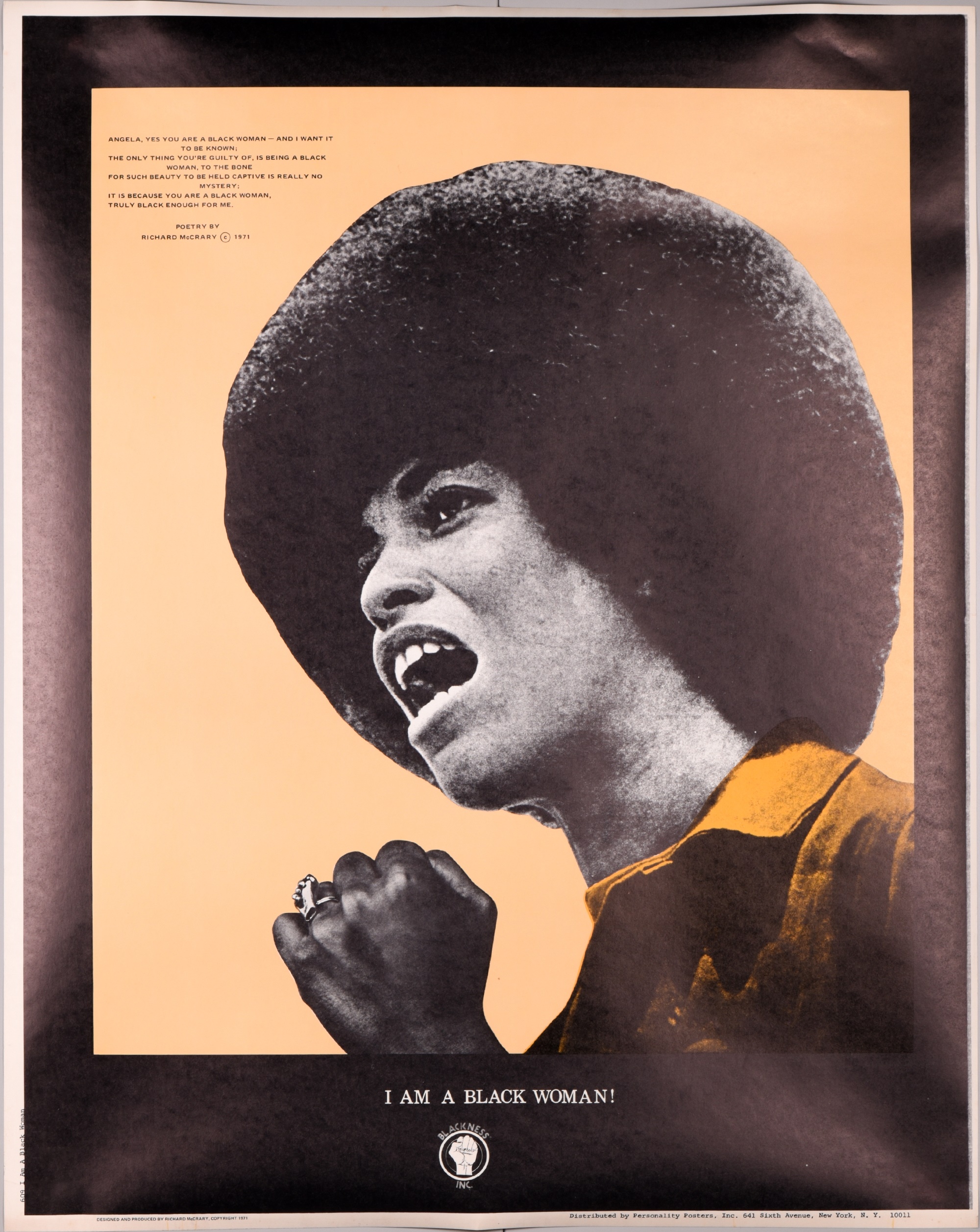 Lot 111 - An original 1971 Black Power movement