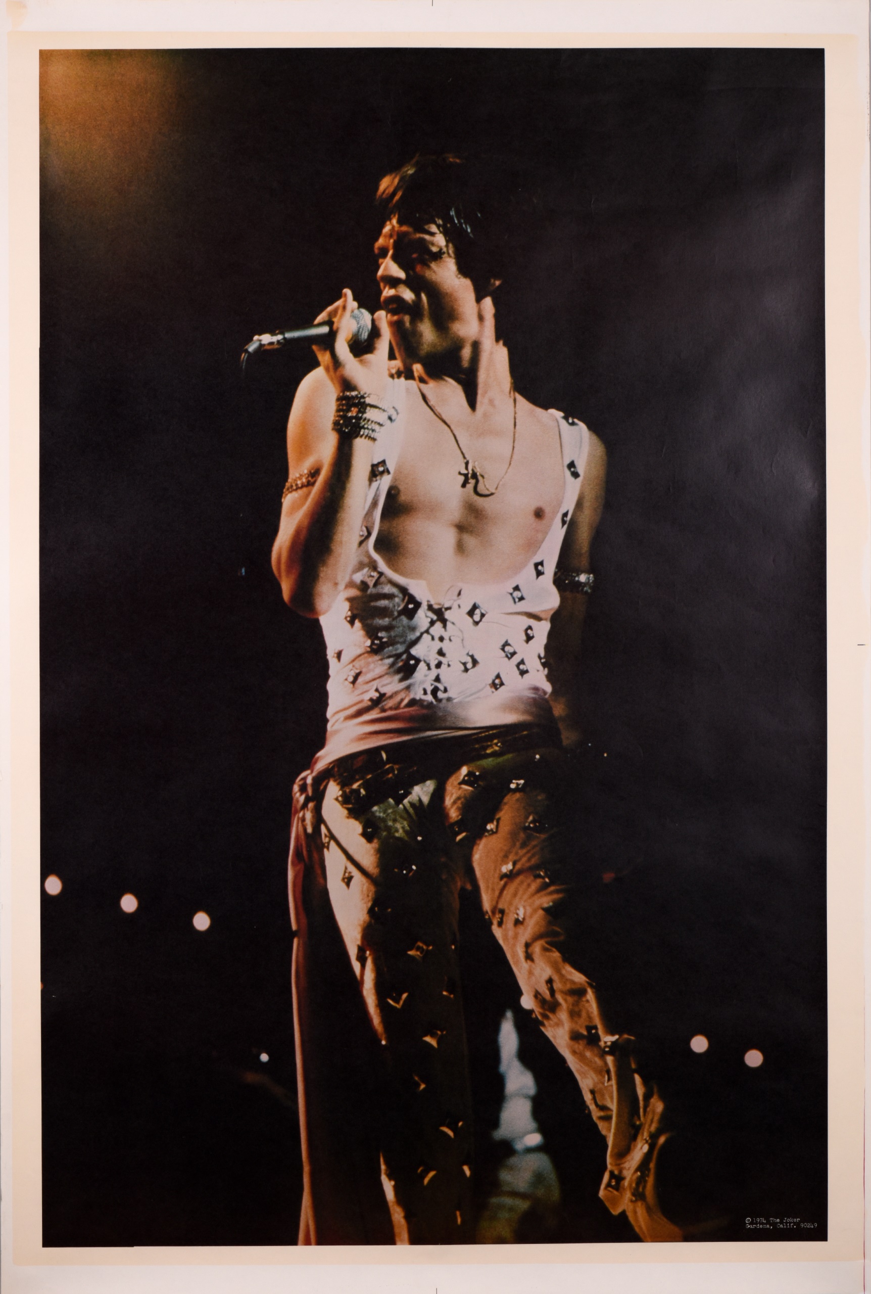 Lot 106 - Mick Jagger: a large early 1970s colour