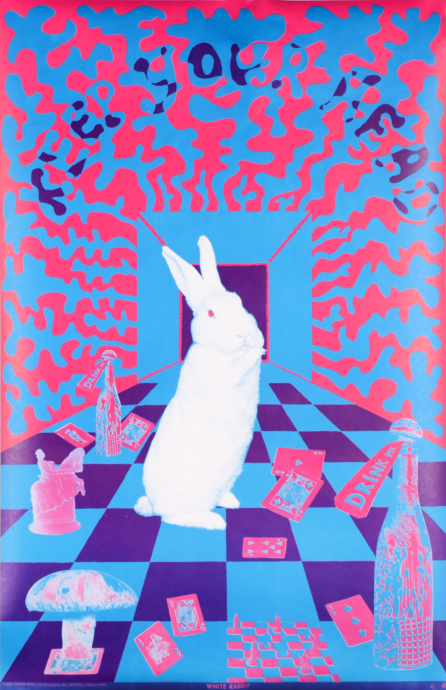 Lot 1 - An original late 1960s psychedelic blacklight