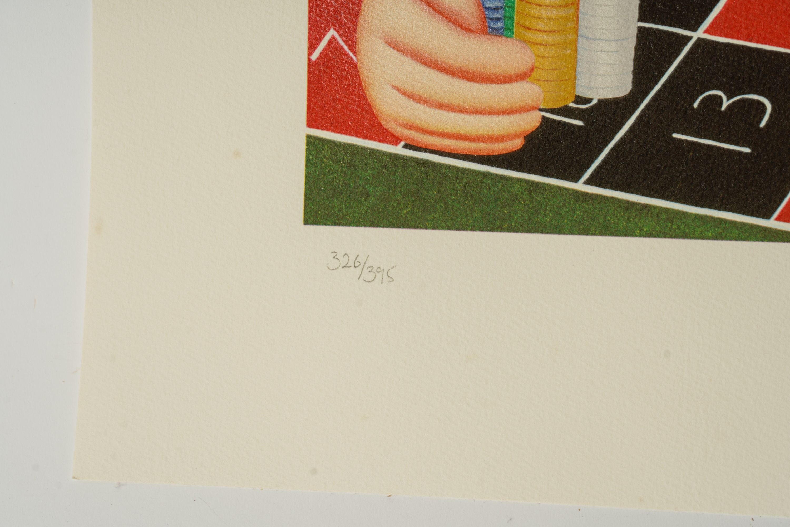 Lot 50 - Beryl Cook (1926-2008), 'Roulette', limited