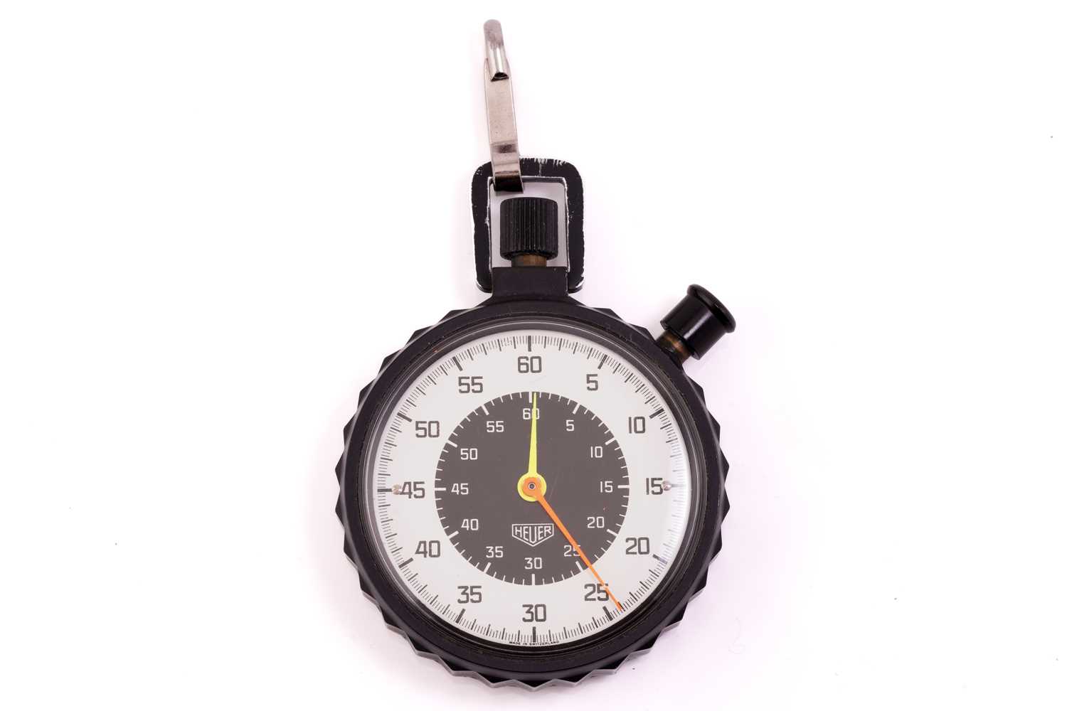 Lot 340 - A Heuer military stopwatch Ref: 758.901 with