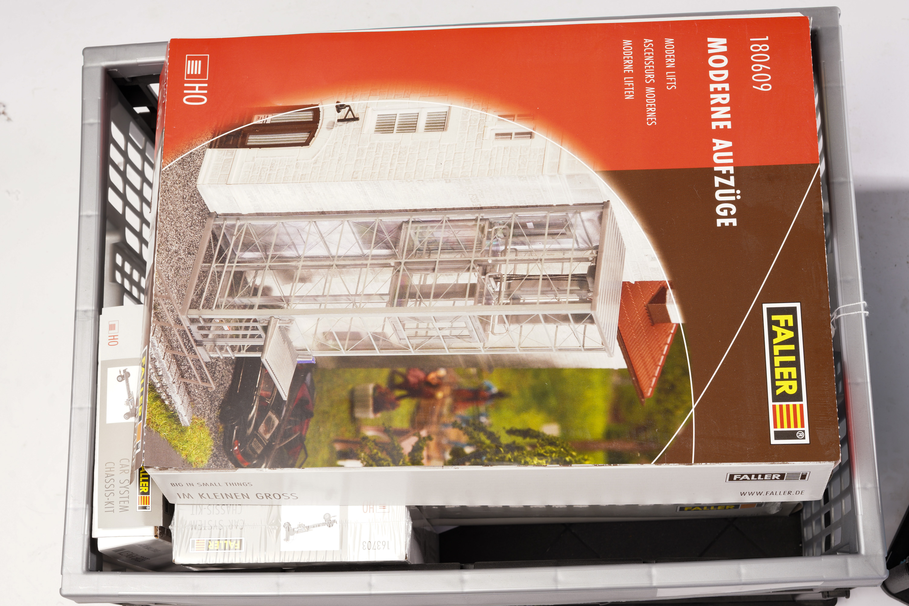 Lot 411 - A large collection of boxed Faller model