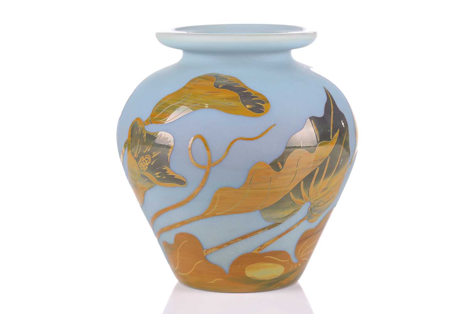 Lot 297 - A cameo glass vase designed by Ryszard