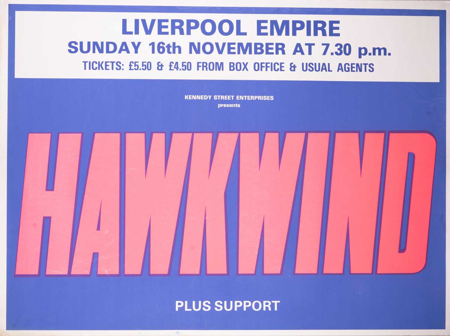Lot 202 - Hawkwind: nineteen original quad concert