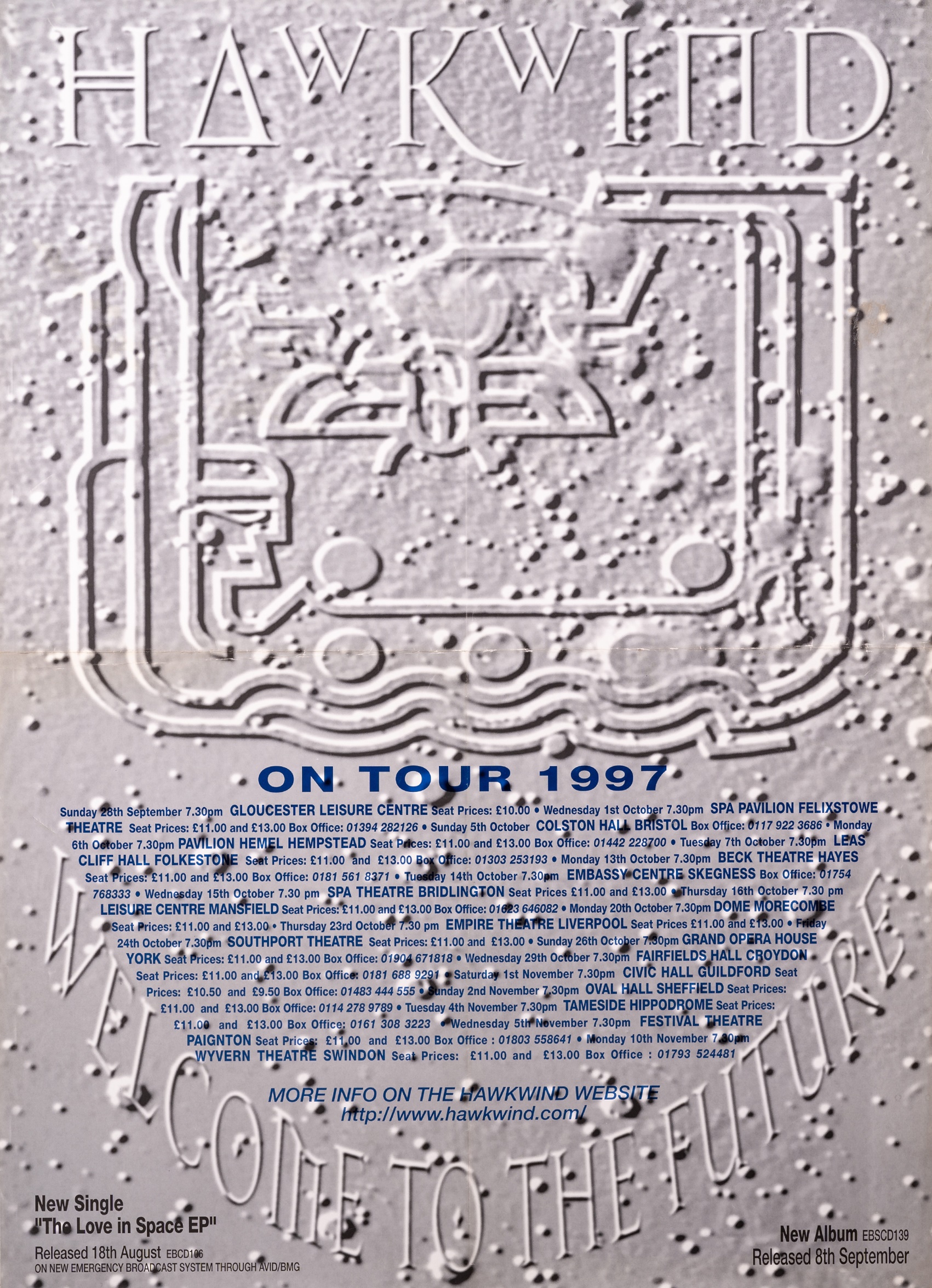 Lot 241 - Hawkwind: forty-five original concert