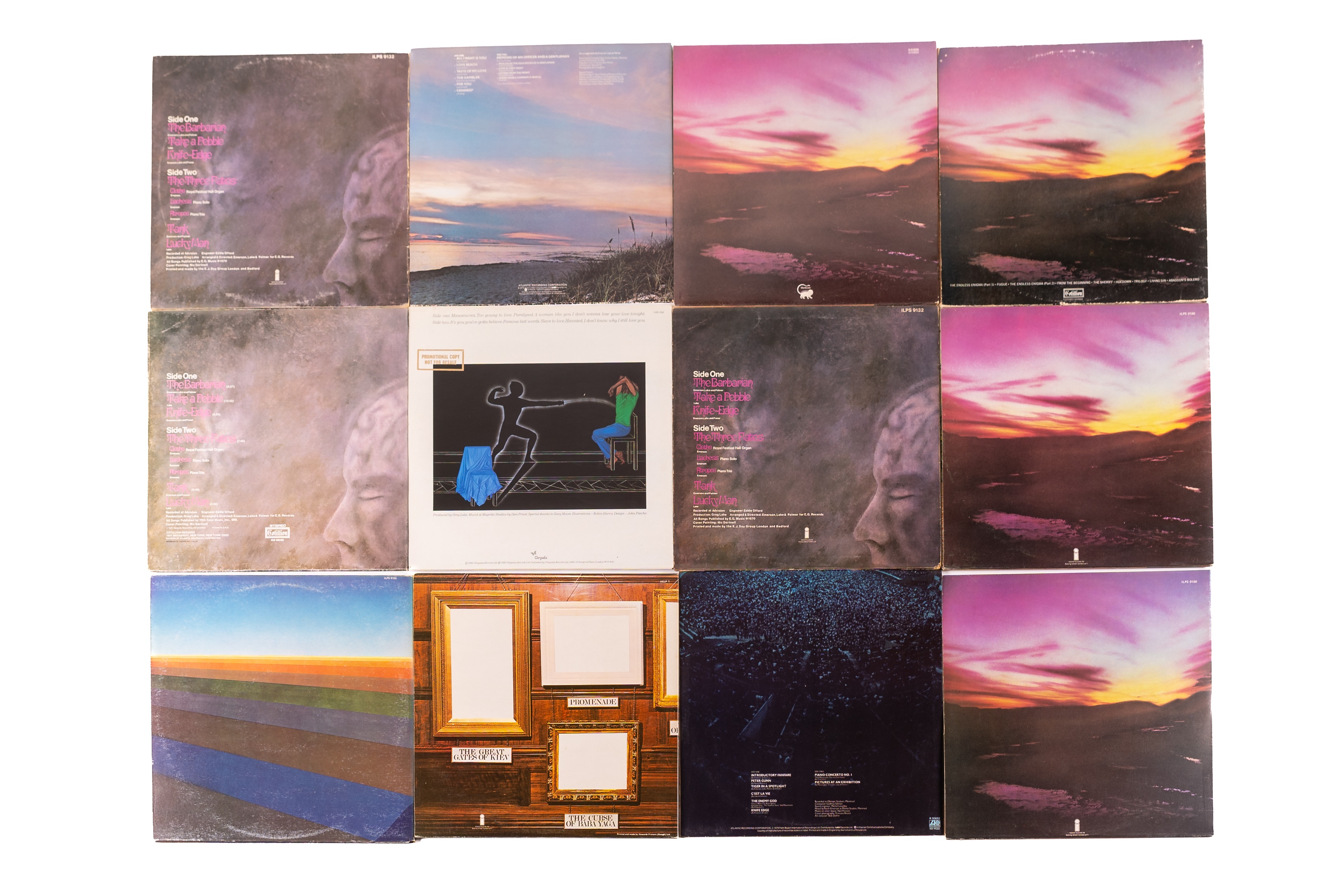 Lot 20 - Emmerson Lake and Palmer: twenty-two original