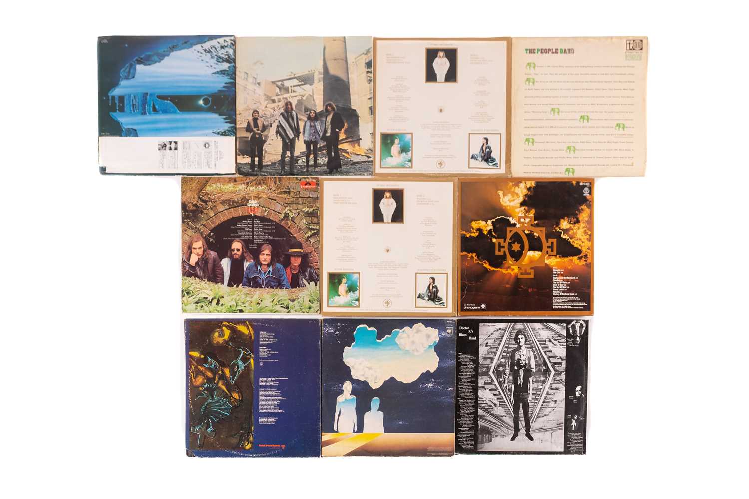 Lot 135 - Ten rare original vinyl first and early