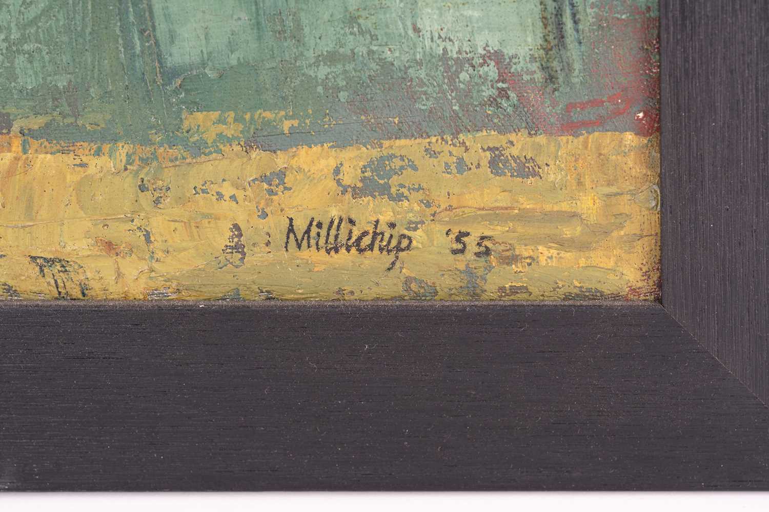 Lot 449 - Paul Millichip (b. 1929), View of a pier,