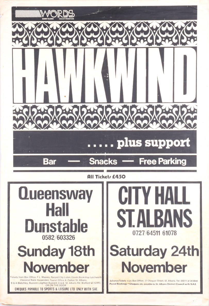 Lot 223 - Hawkwind: a collection of original posters