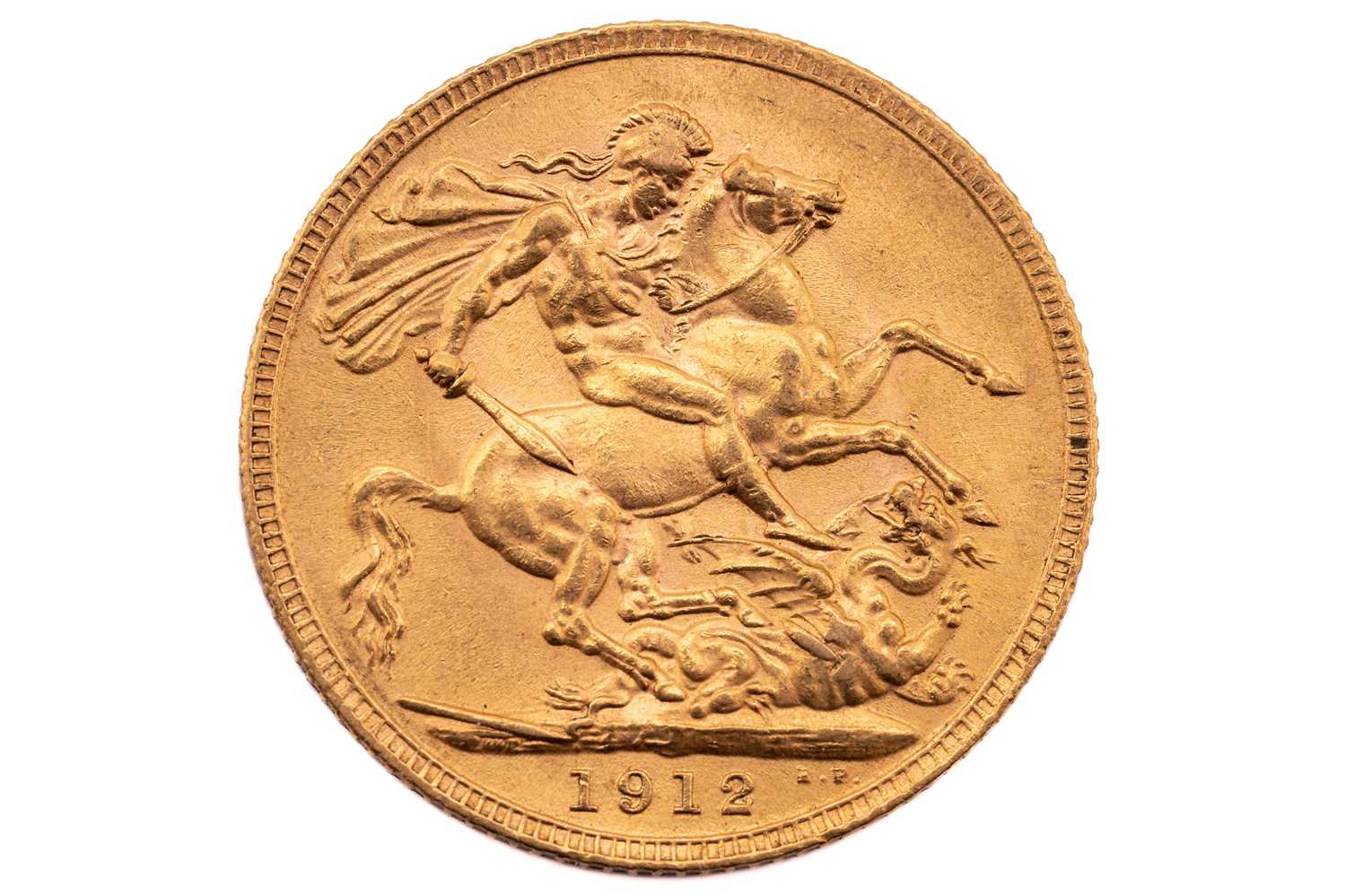 Lot 166 - A George V sovereign, dated 1912.