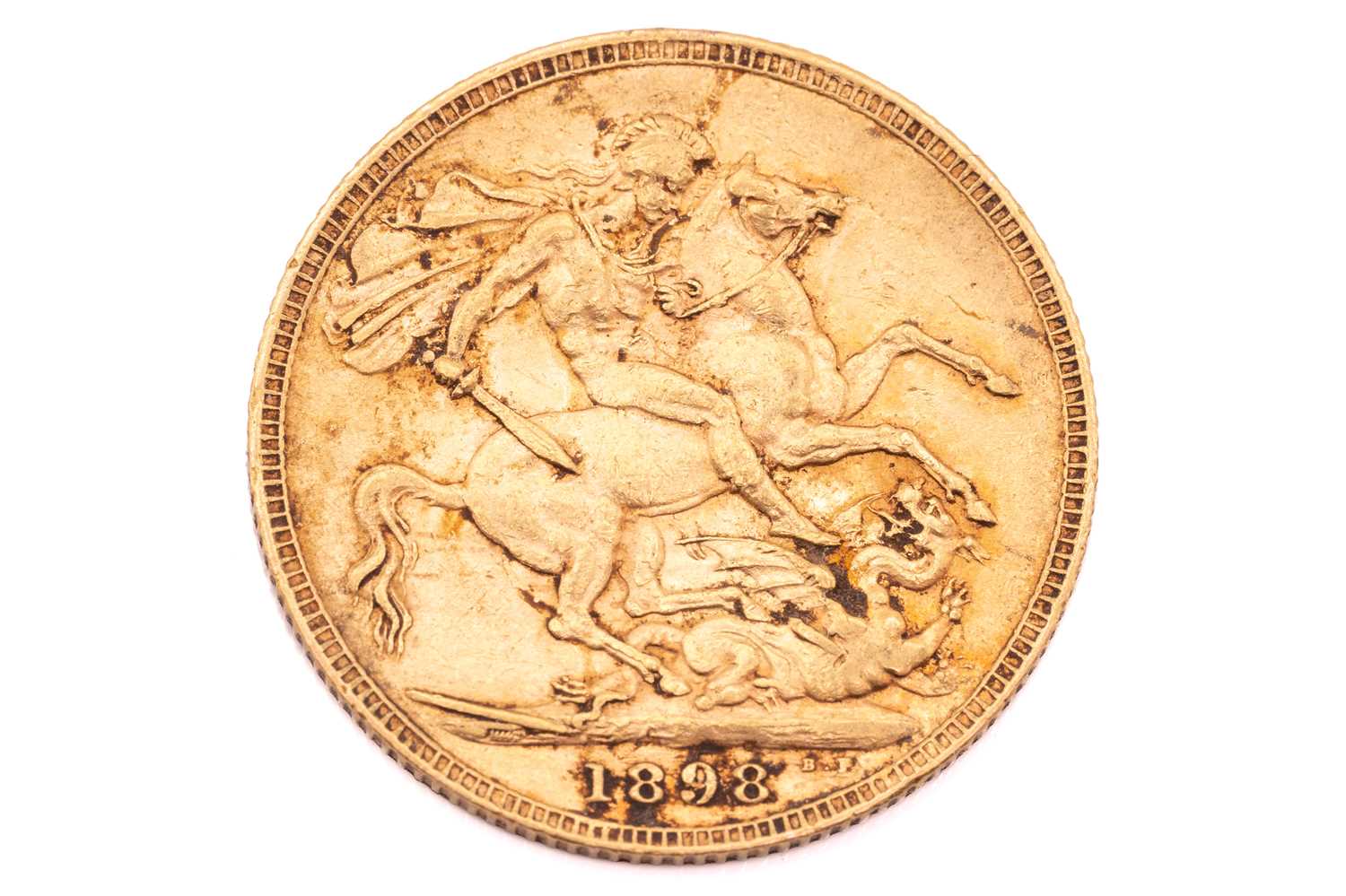Lot 193 - A Victorian sovereign, dated 1898.