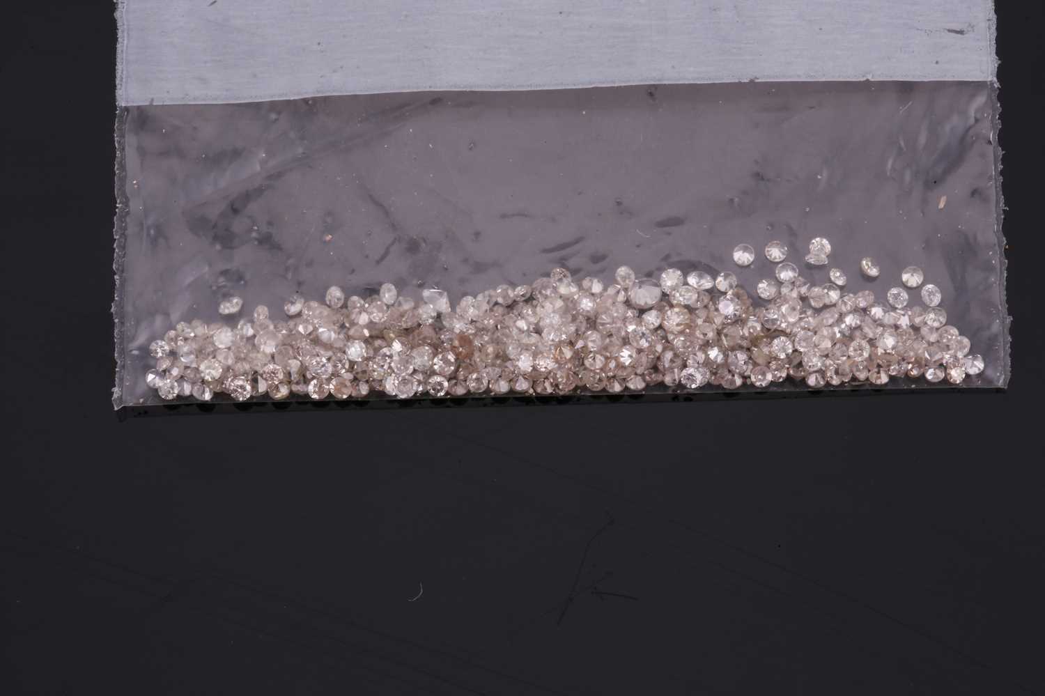 Lot 160 - 4.94ct Melee parcel of loose diamonds