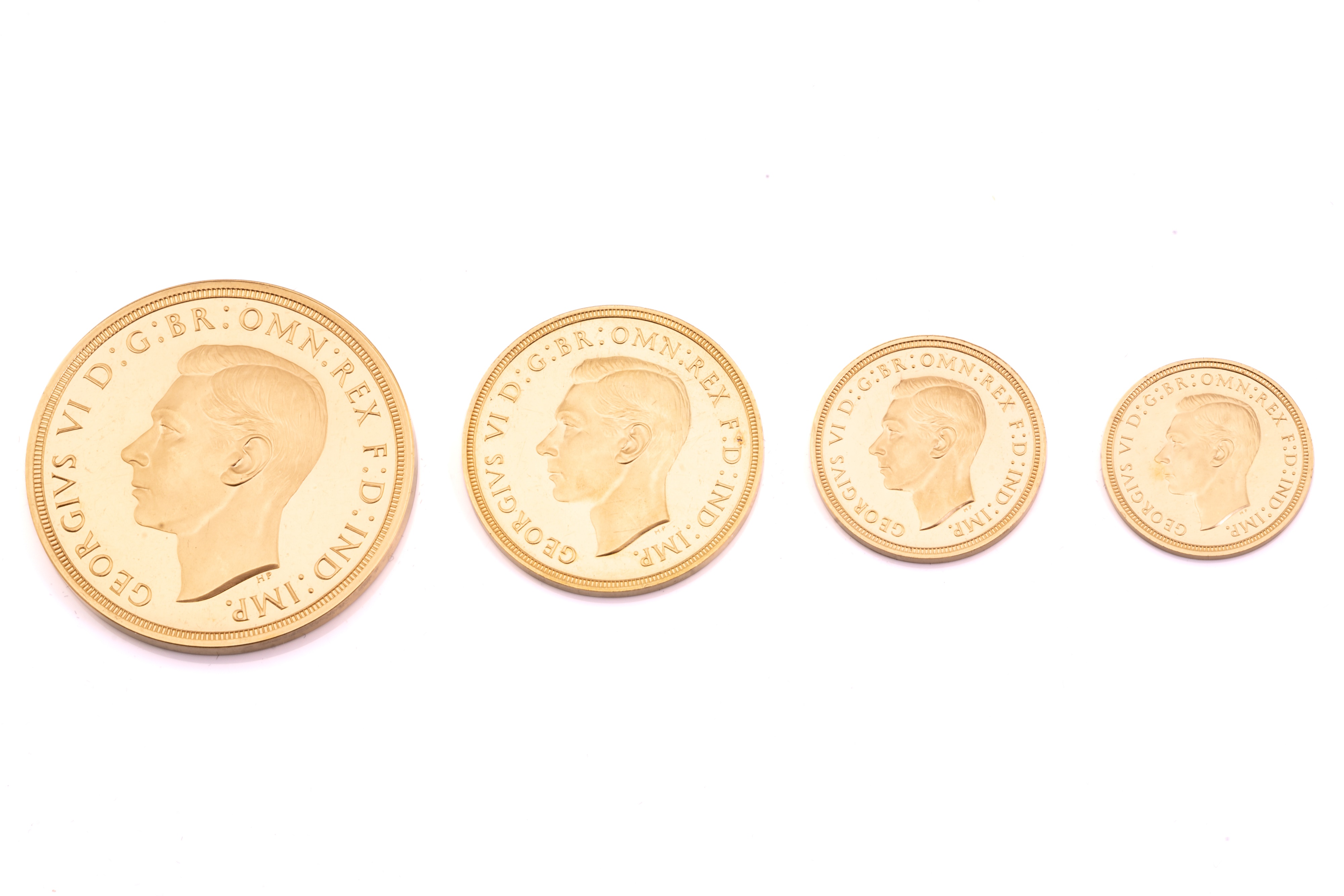 Lot 170 - A 1937 King George VI Sovereign Set,