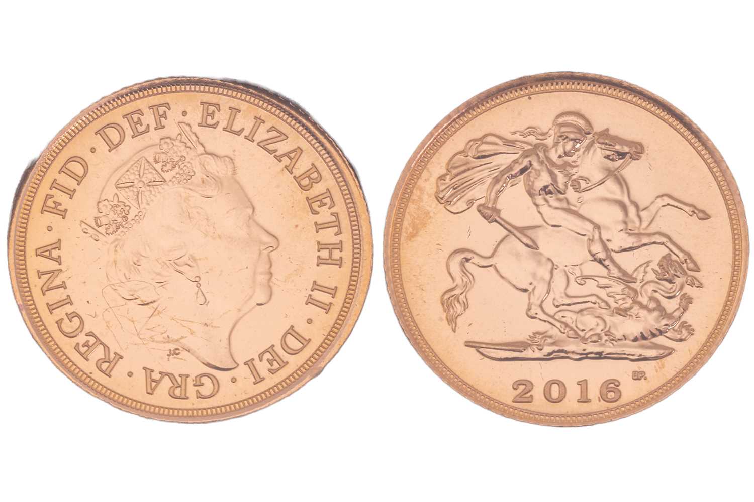 Lot 182 - An Elizabeth II proof half sovereign, dated