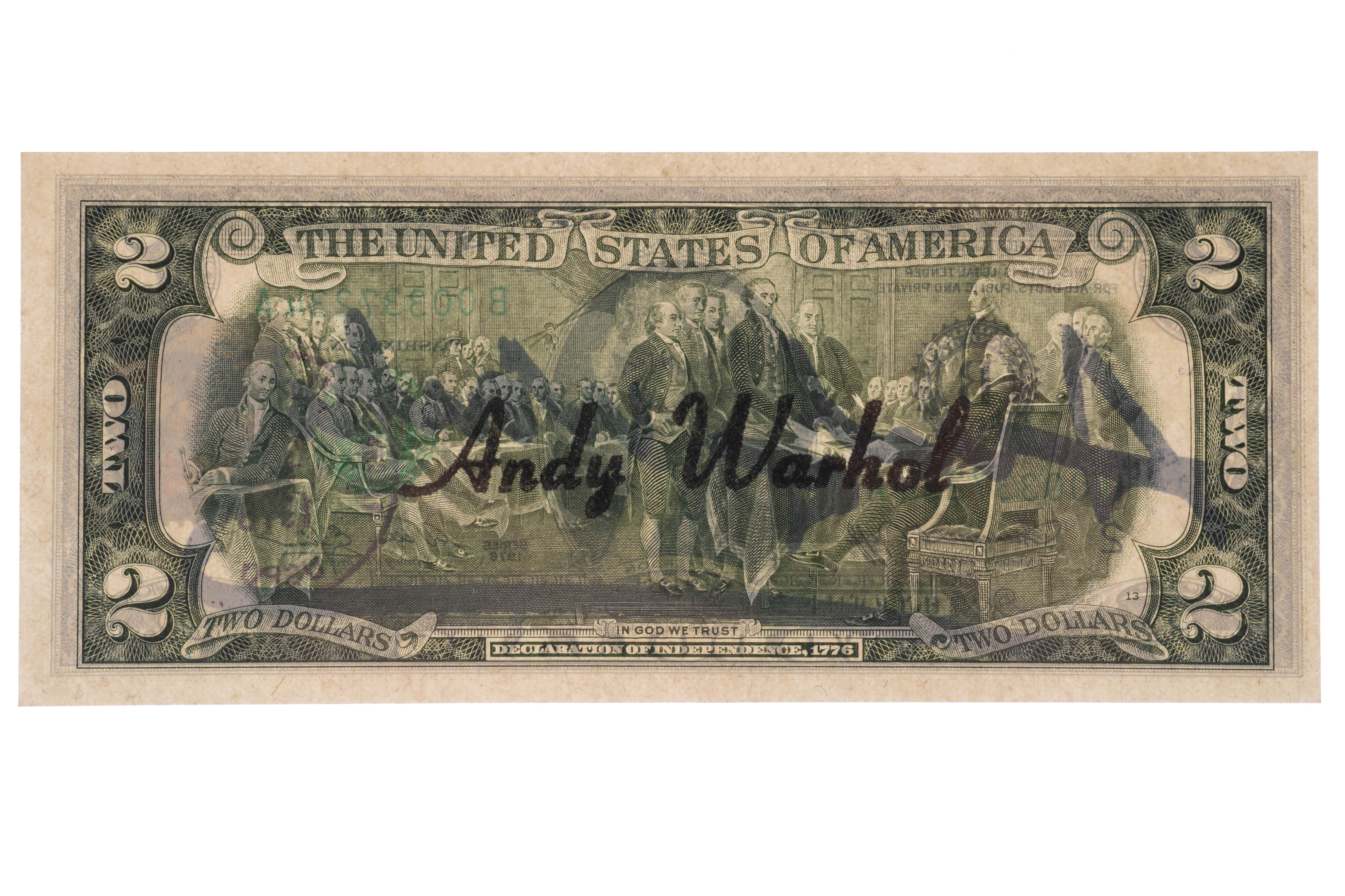 Lot 258 - Andy Warhol (1928-1987), a Two Dollar Thomas