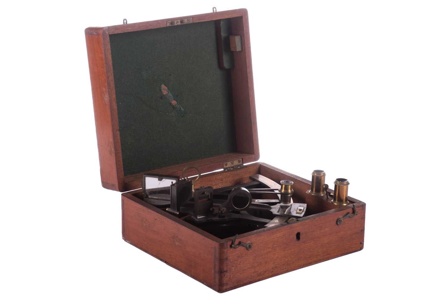 Lot 391 - A Victorian William Gerrard, brass sextant