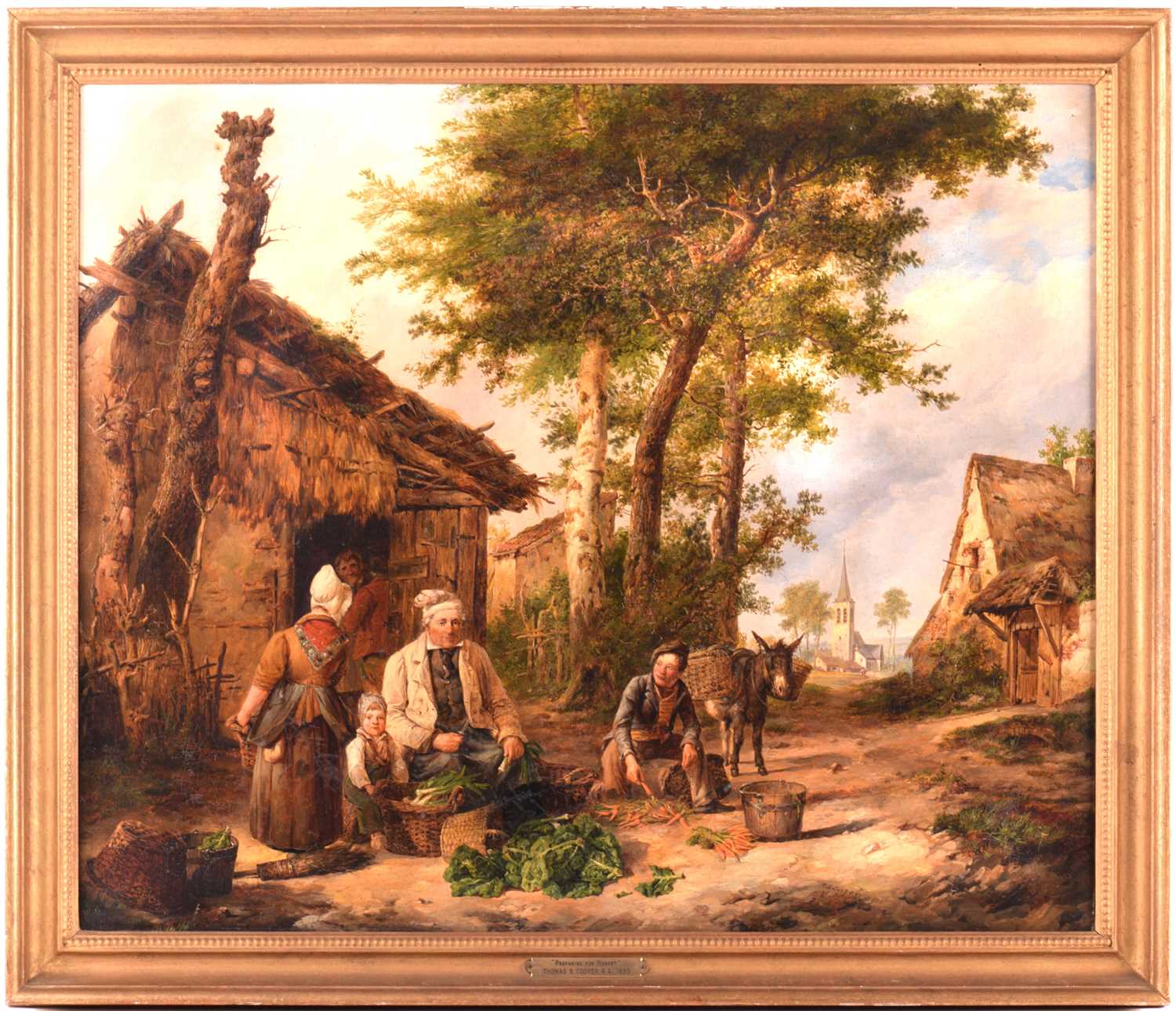 Lot 53 - Thomas Sydney Cooper (1803 - 1902), Preparing