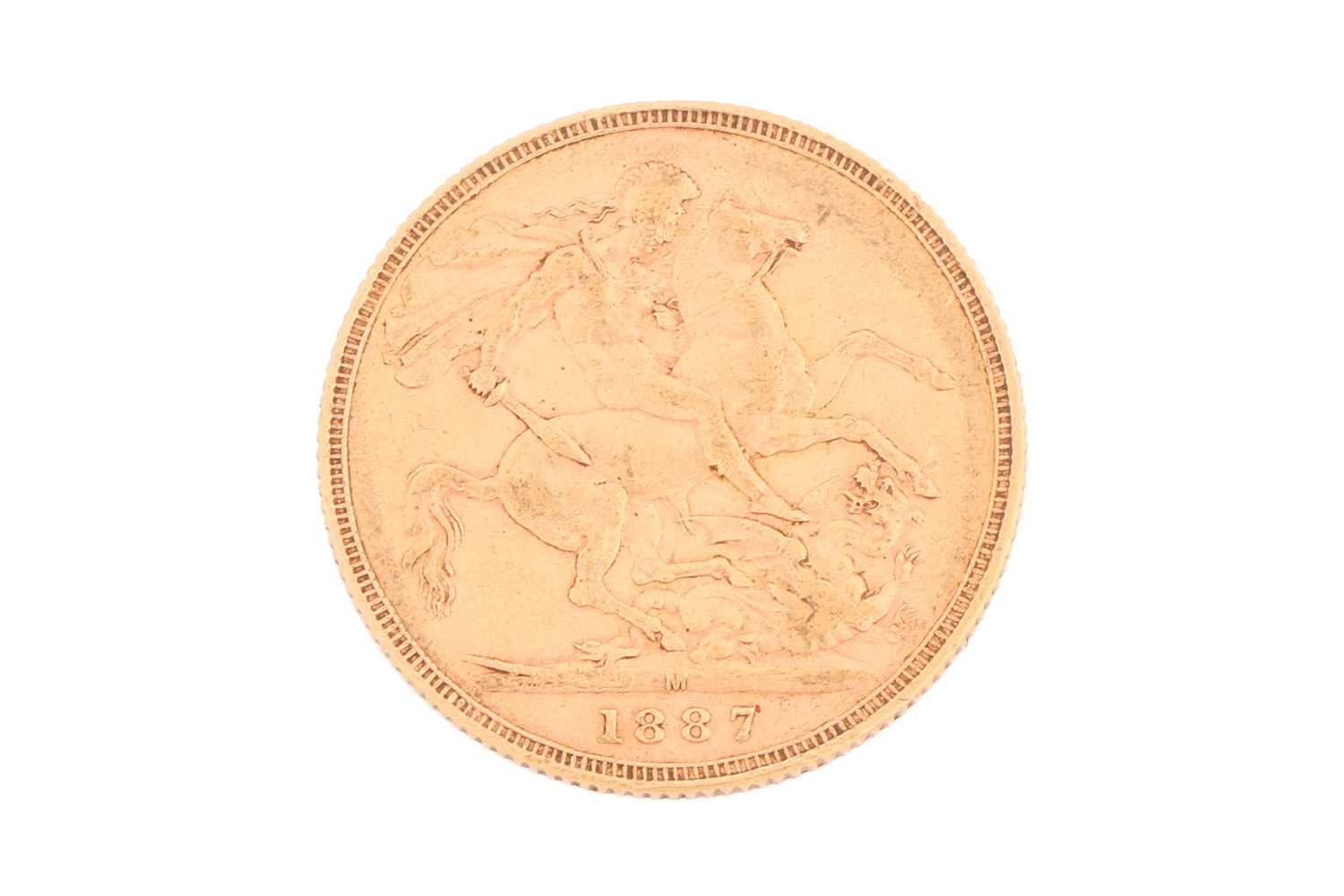 Lot 301 - A Queen Victoria full sovereign, 1887,