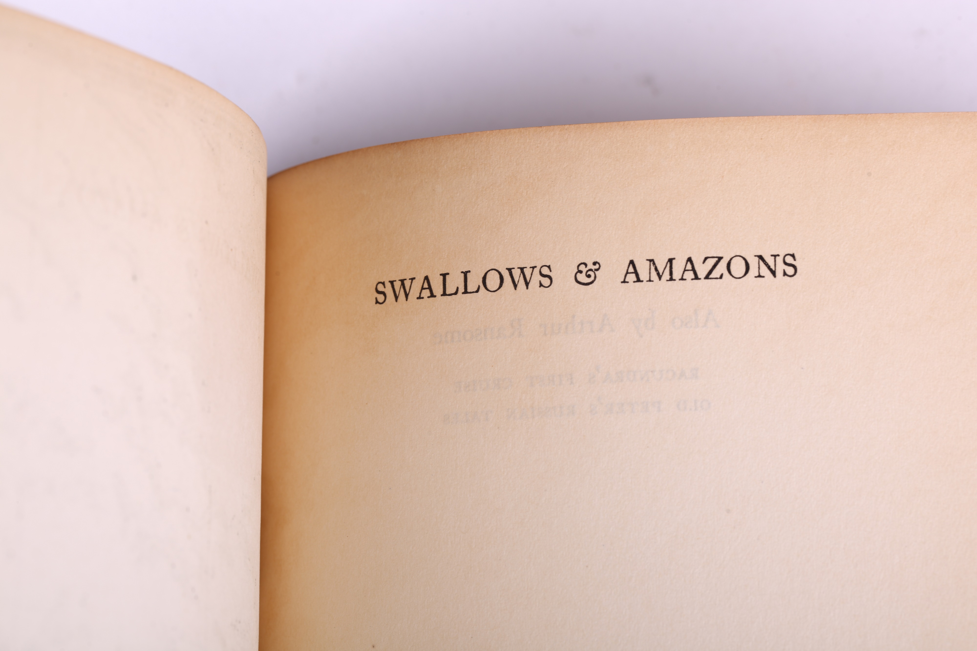 Lot 209 - Arthur Ransome, Swallows and Amazons,