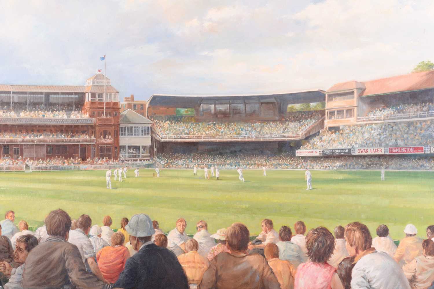 Lot 41 - Alan Fearnley (b.1942), The Centenary Test